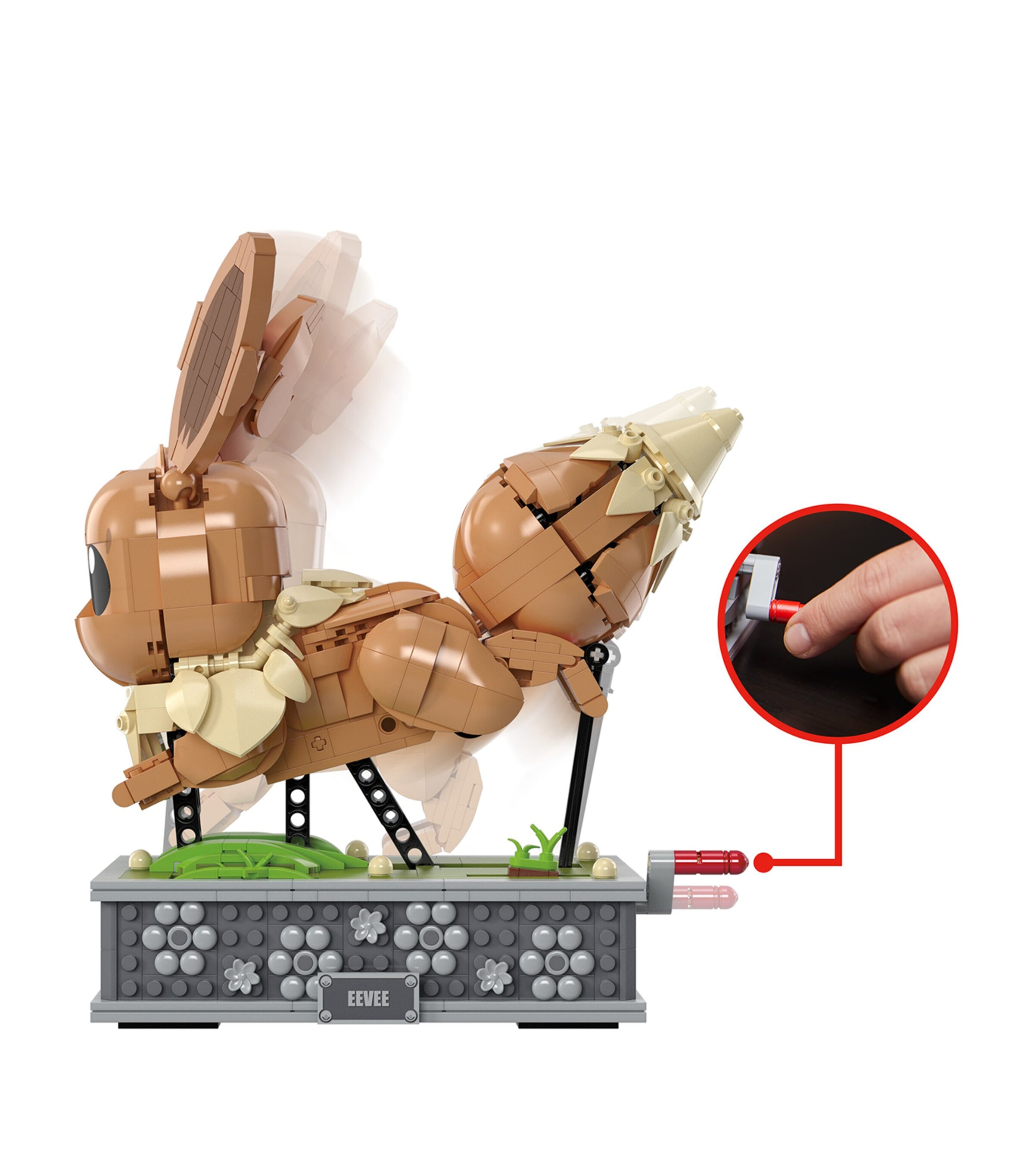 Pokemon Motion Eevee Building Toy Kit | Harrods UK