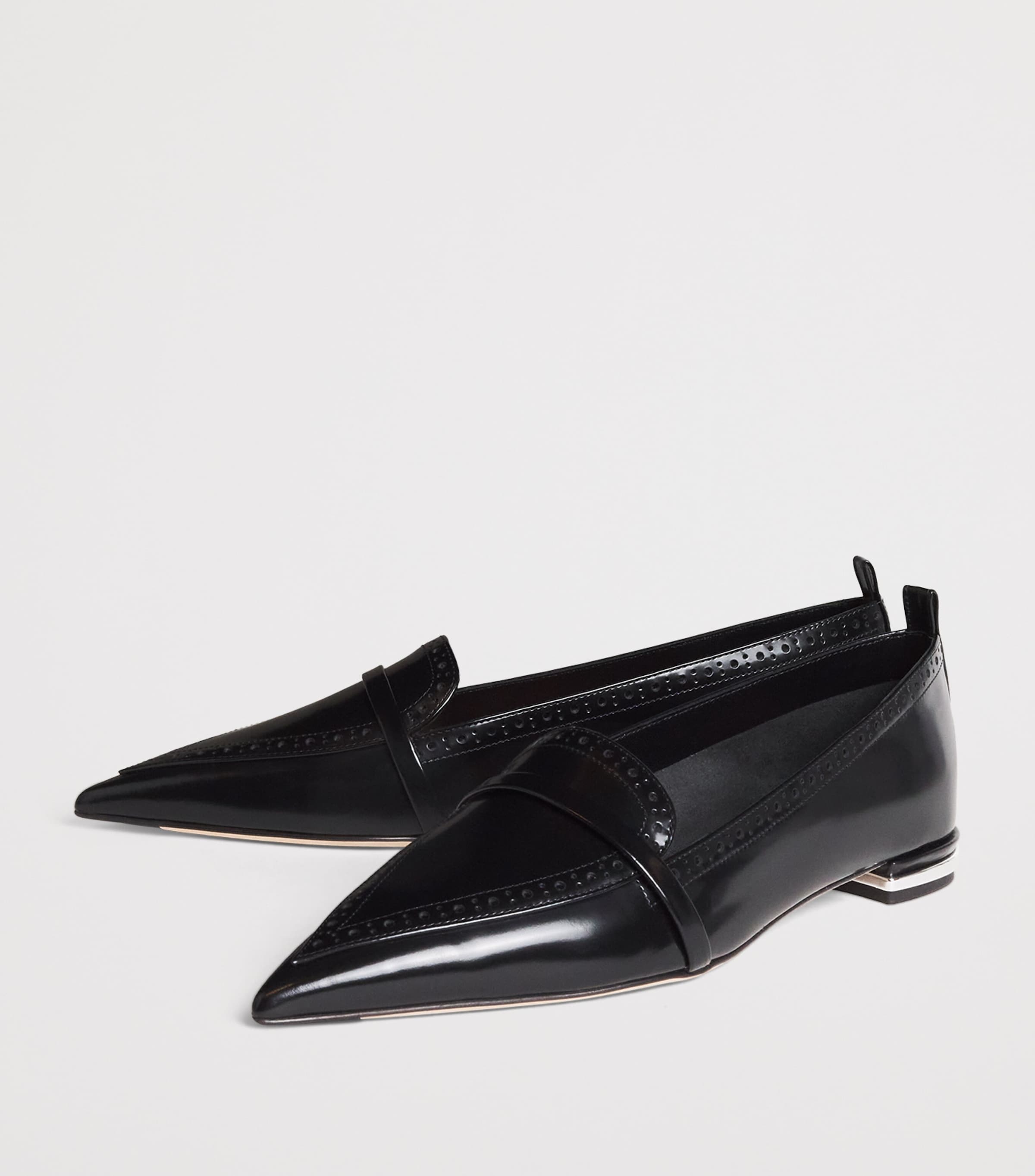 Malone Souliers Black Patent Leather Dora Loafers | Harrods CA