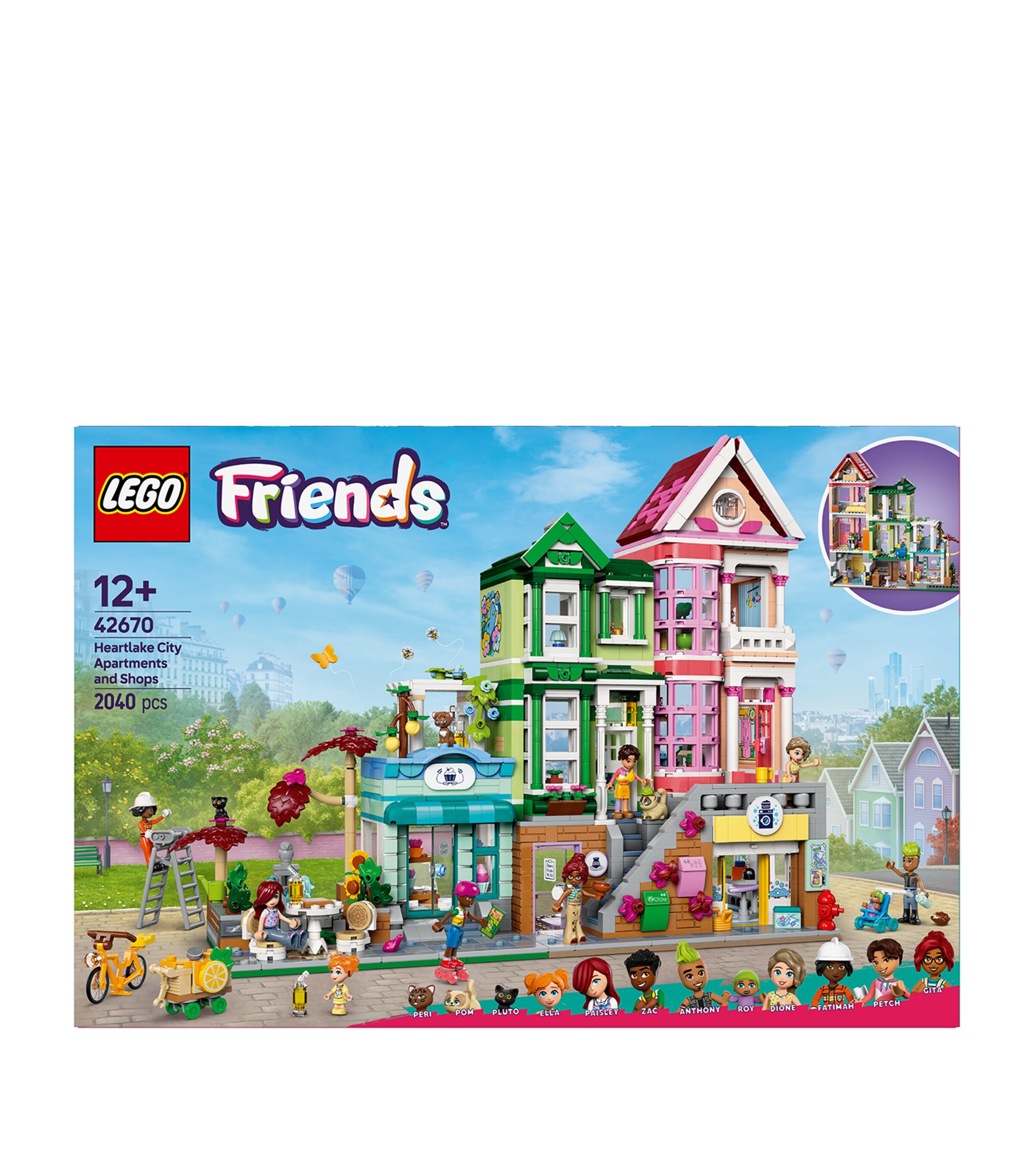 Lego Friends Heartlake City Apartments and Stores 42670 | Harrods UK