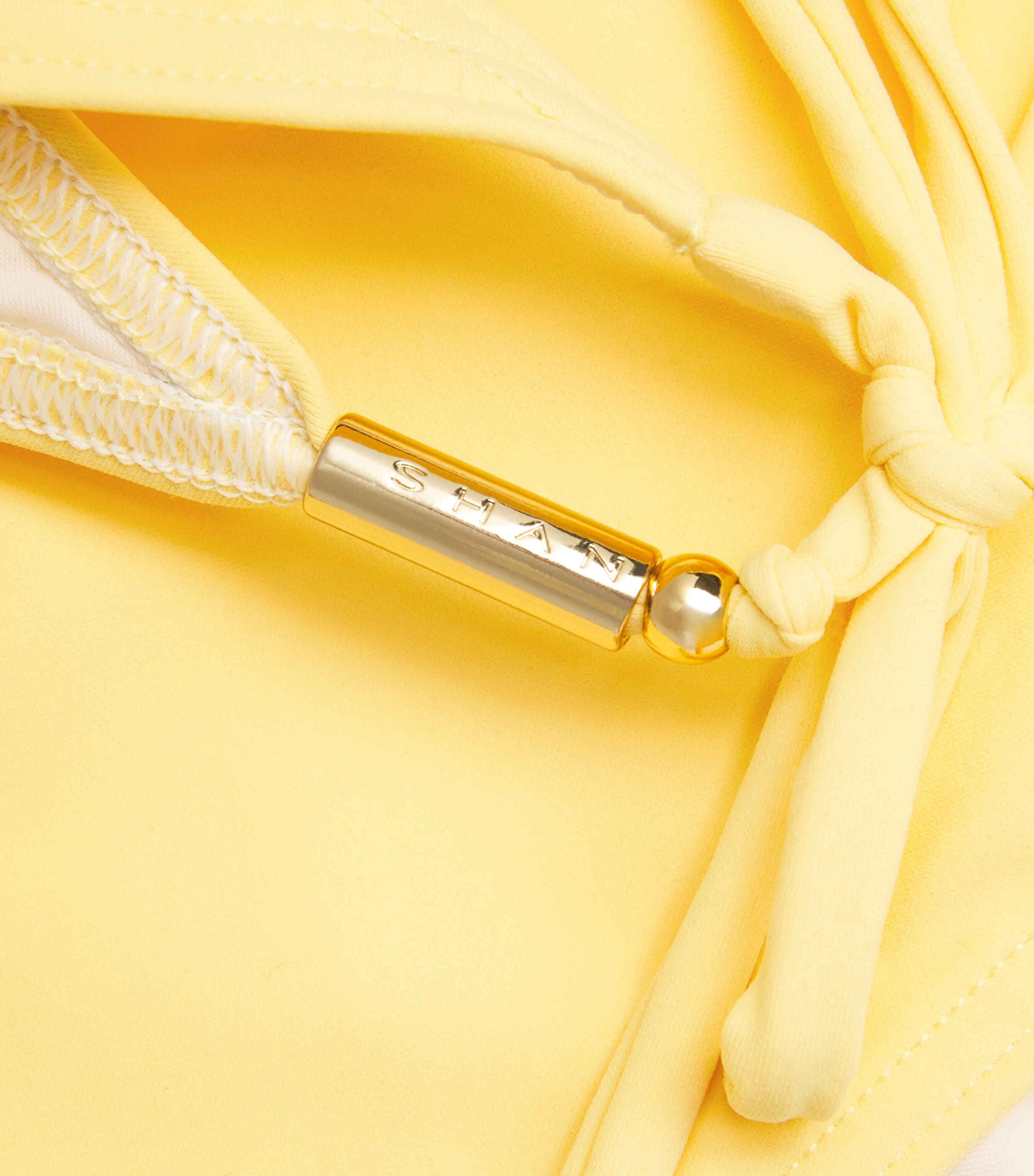 Shan Yellow Side-Tie Bikini Bottoms | Harrods US