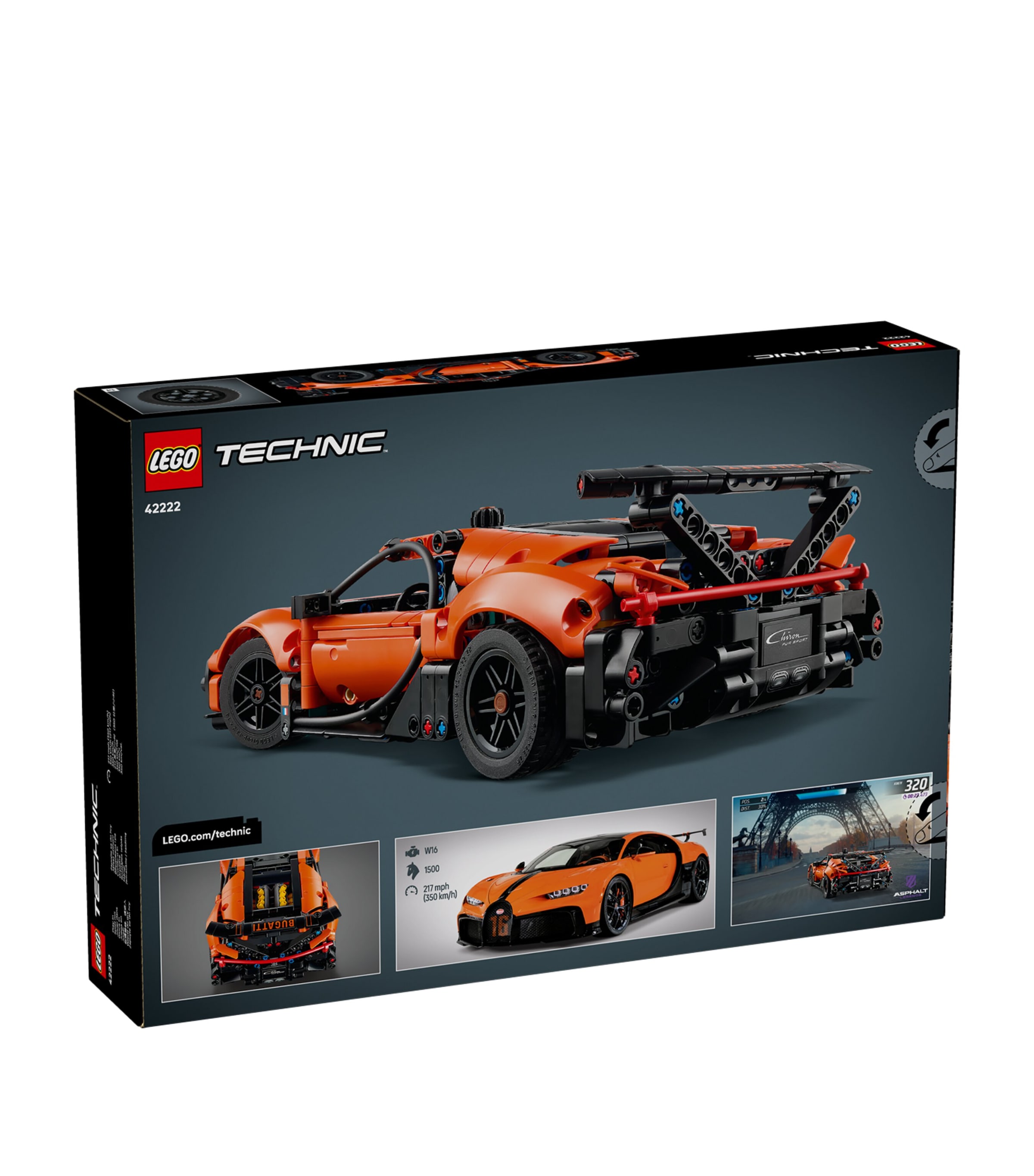 Lego Technic Bugatti Chiron Pur Sport Hypercar 42222 | Harrods AU