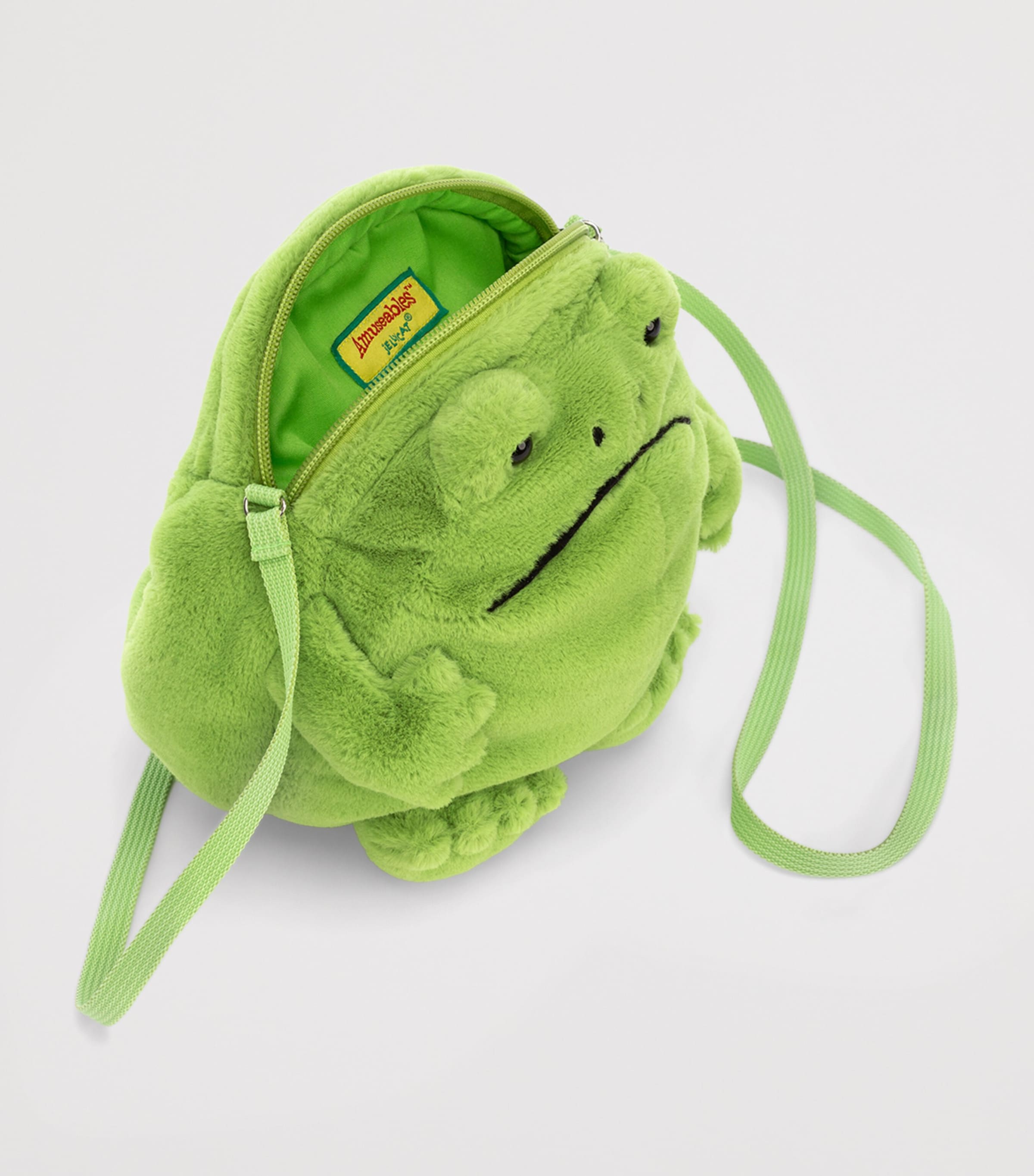 Jellycat Ricky Rain Frog Bag | Harrods US