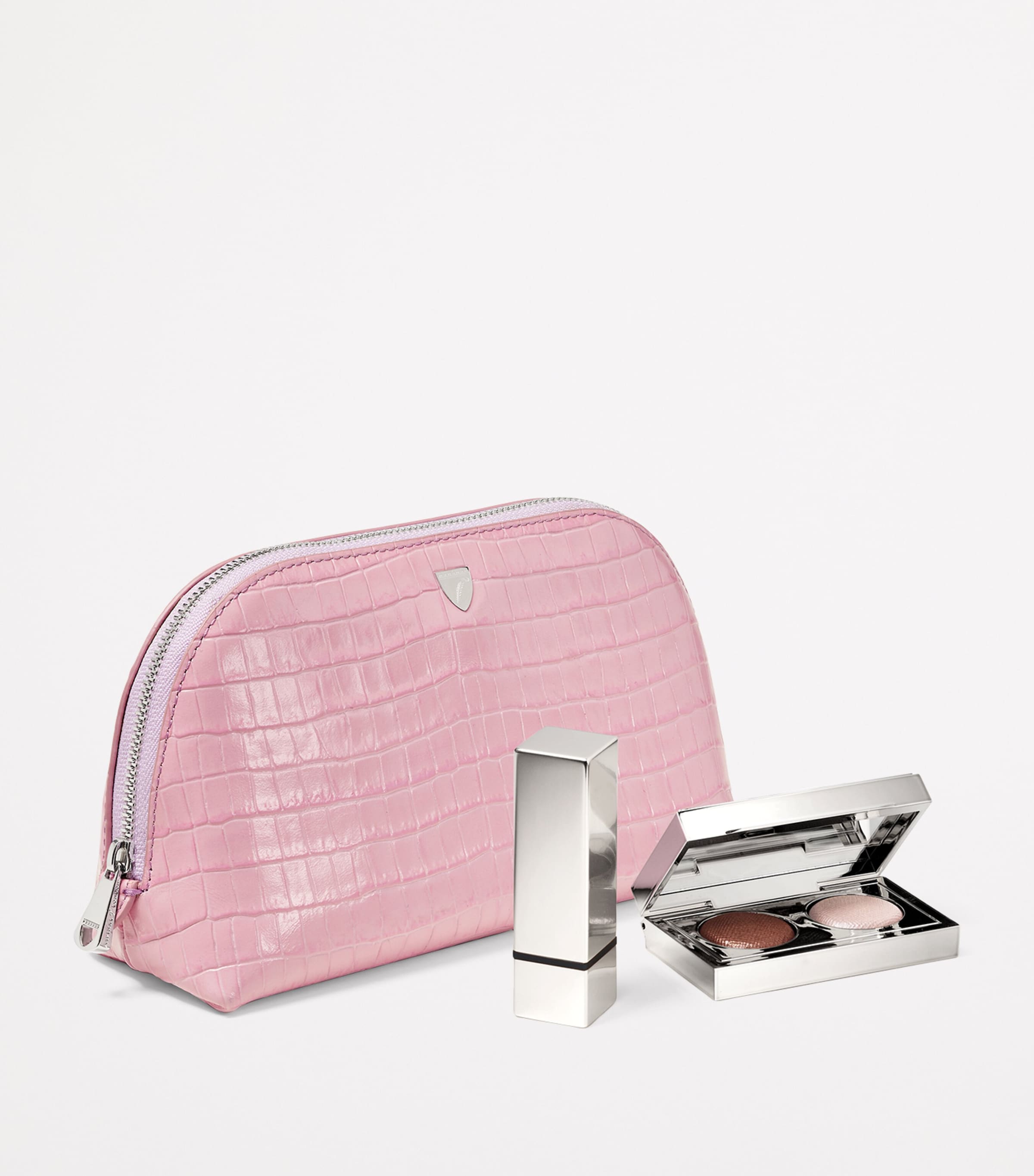 Aspinal Of London Purple Small Leather Cosmetic Case | Harrods AU
