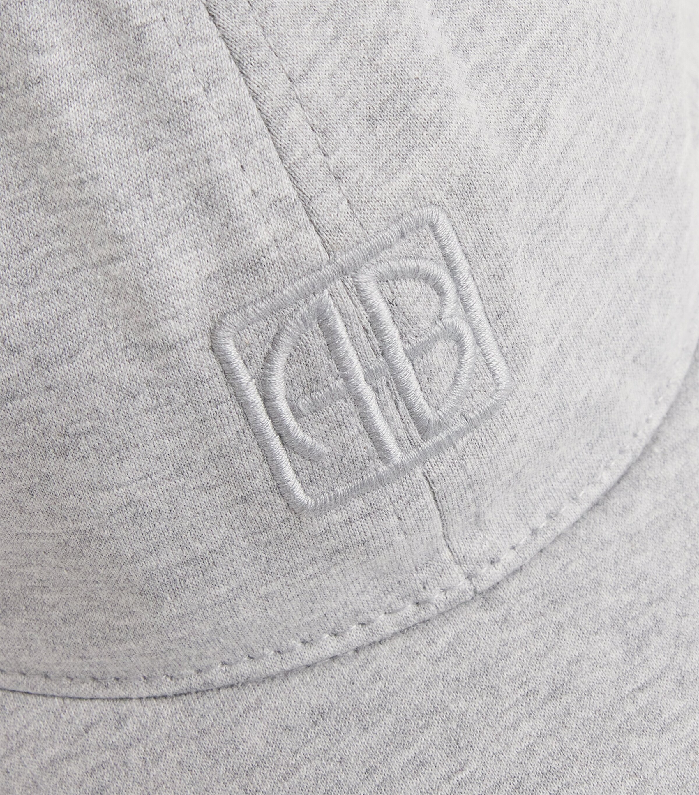 ANINE BING Grey Embroidered Jeremy Baseball Cap | Harrods US