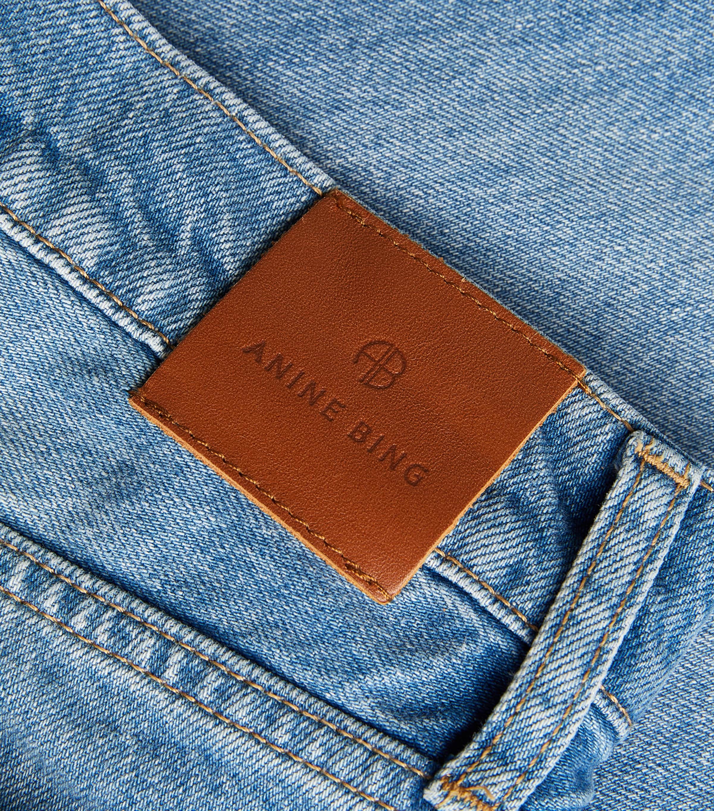 ANINE BING Blue Hugh Wide-Leg Jeans | Harrods US