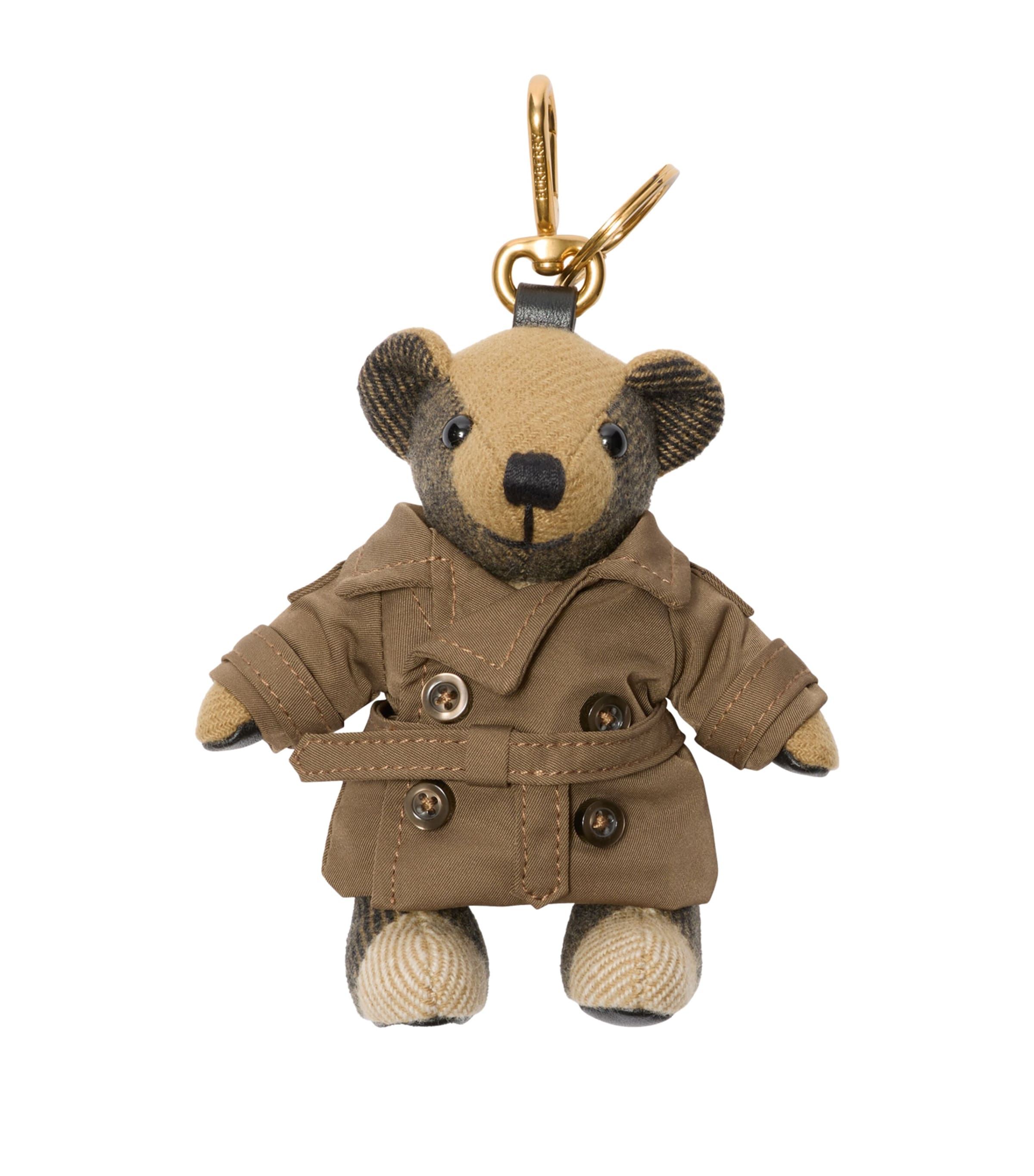 Burberry Green Cashmere Thomas Bear Charm | Harrods US