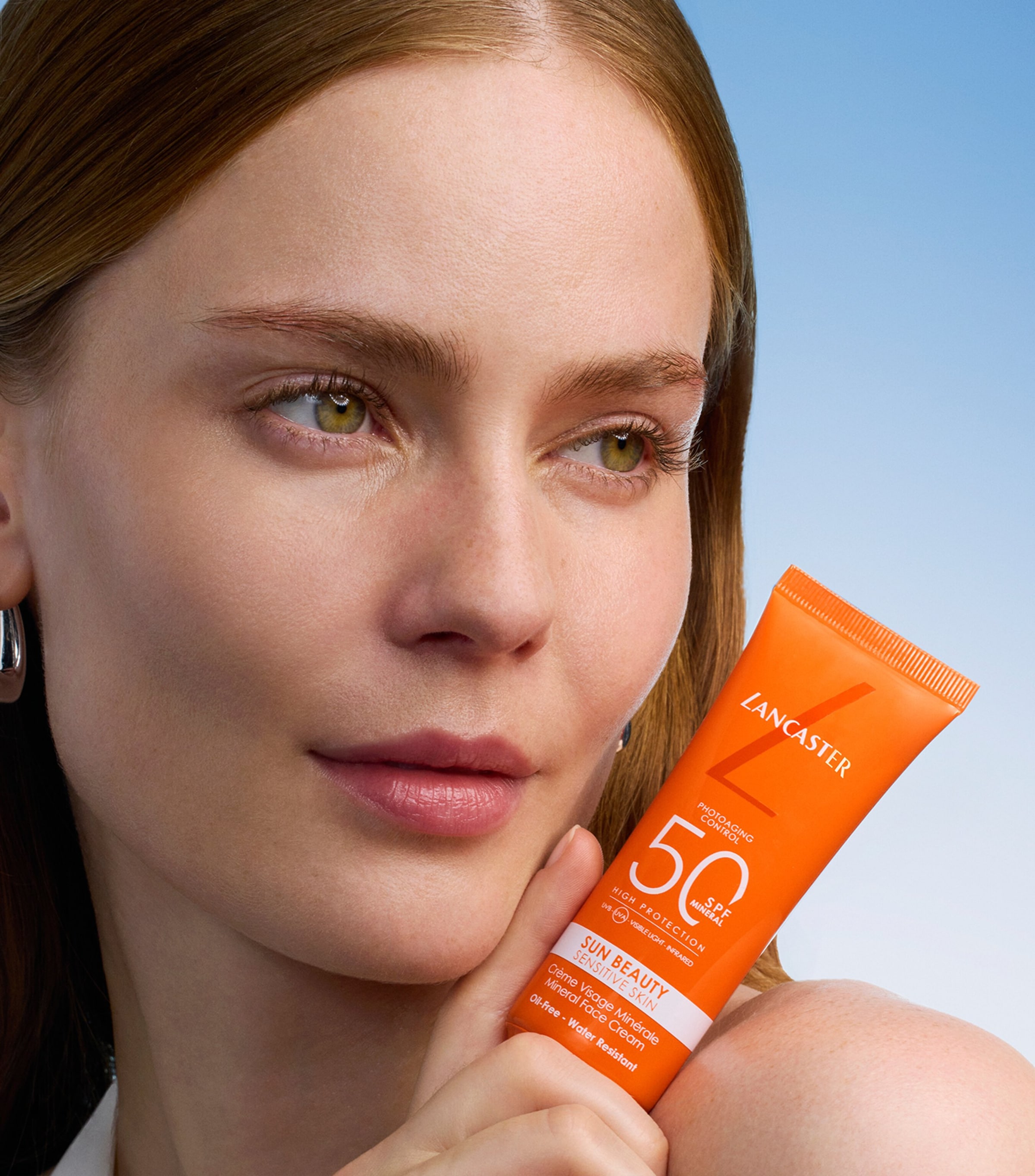 Lancaster Sun Beauty Sensitive Skin Mineral Face Cream SPF 50 (50ml ...