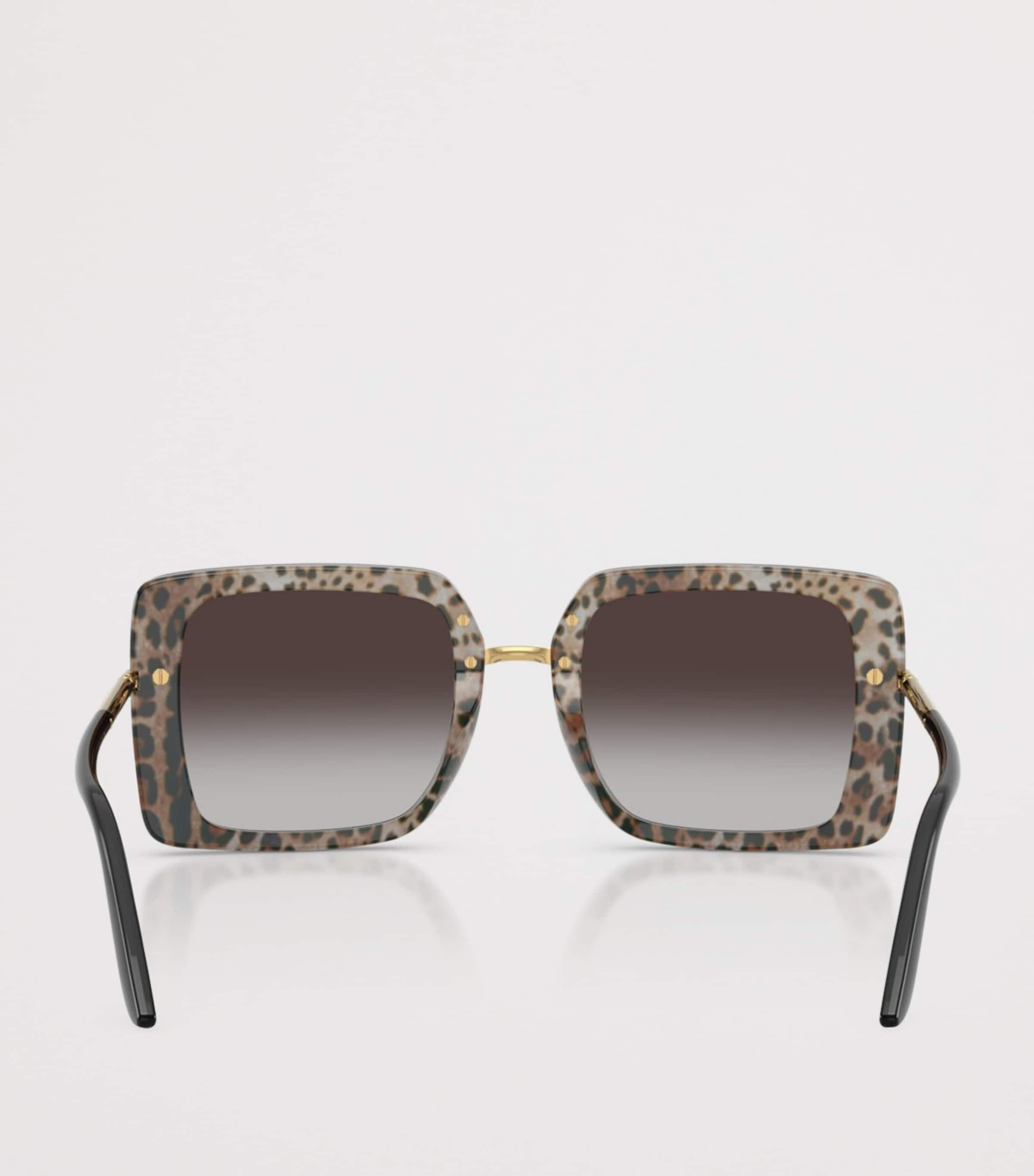 Dolce & Gabbana Black Acetate DG4481 DNA Square Sunglasses | Harrods NL