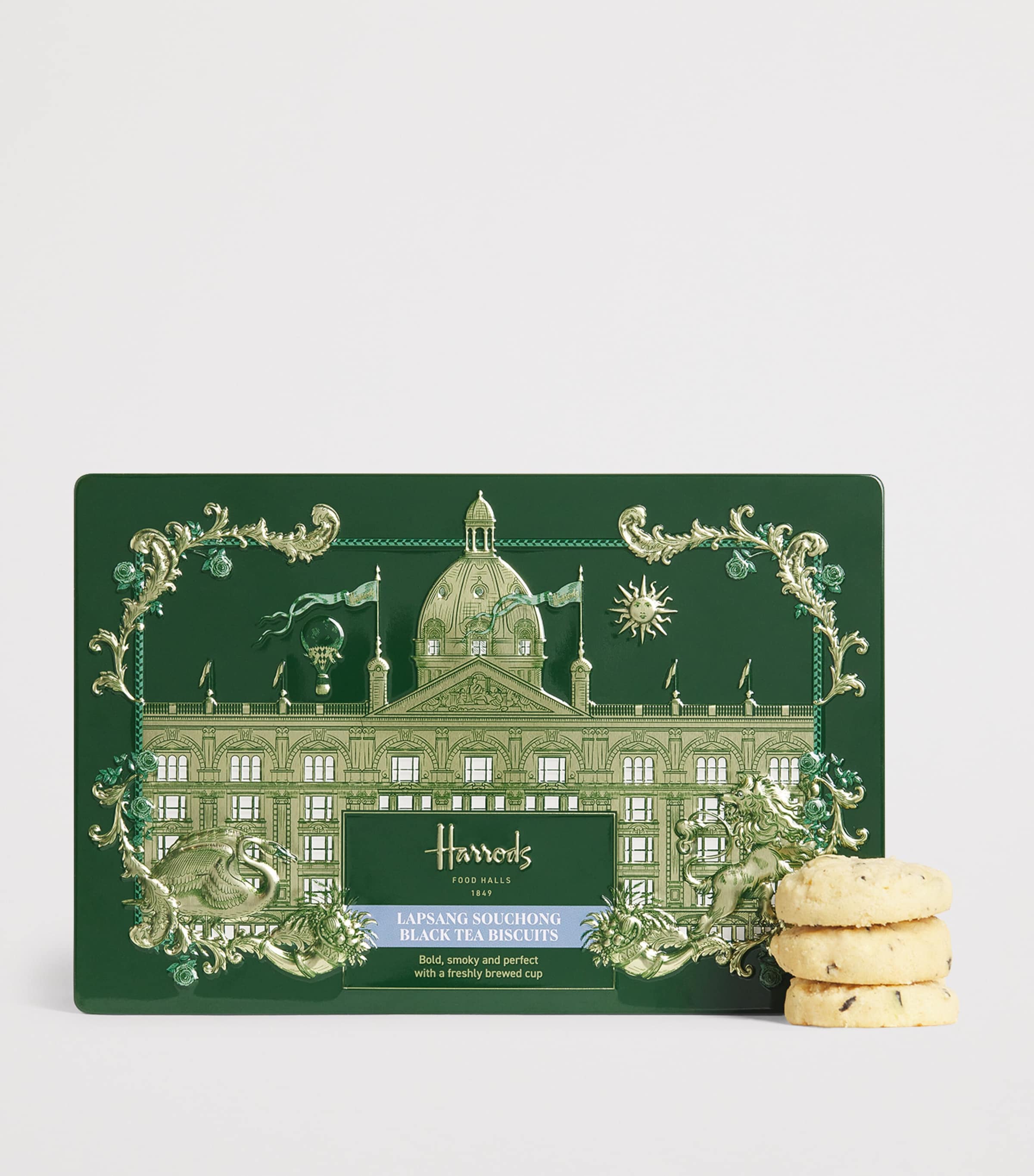Harrods Lapsang Souchong Black Tea Biscuits (200g) | Harrods UK