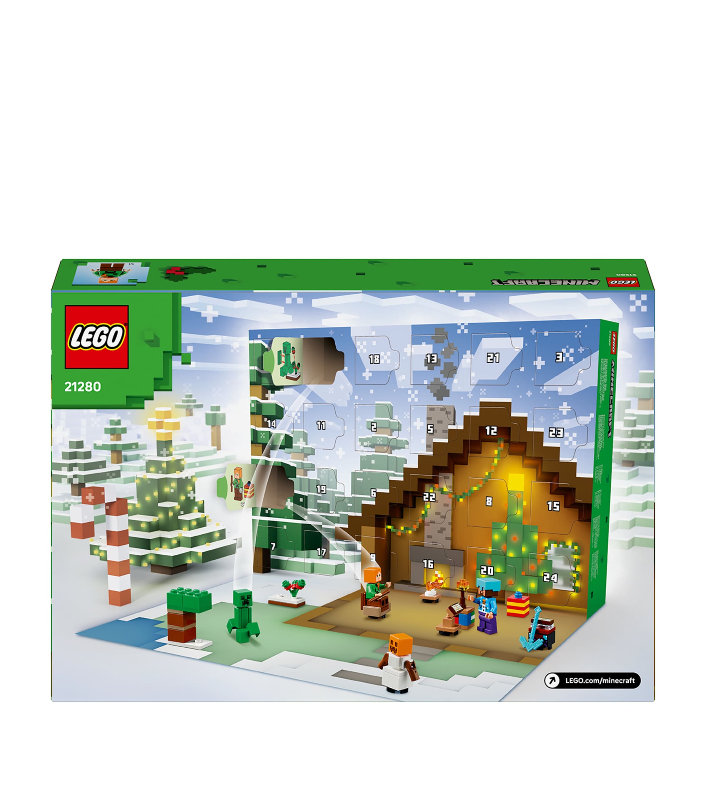 Lego Minecraft Advent Calendar 2025 21280 | Harrods FR