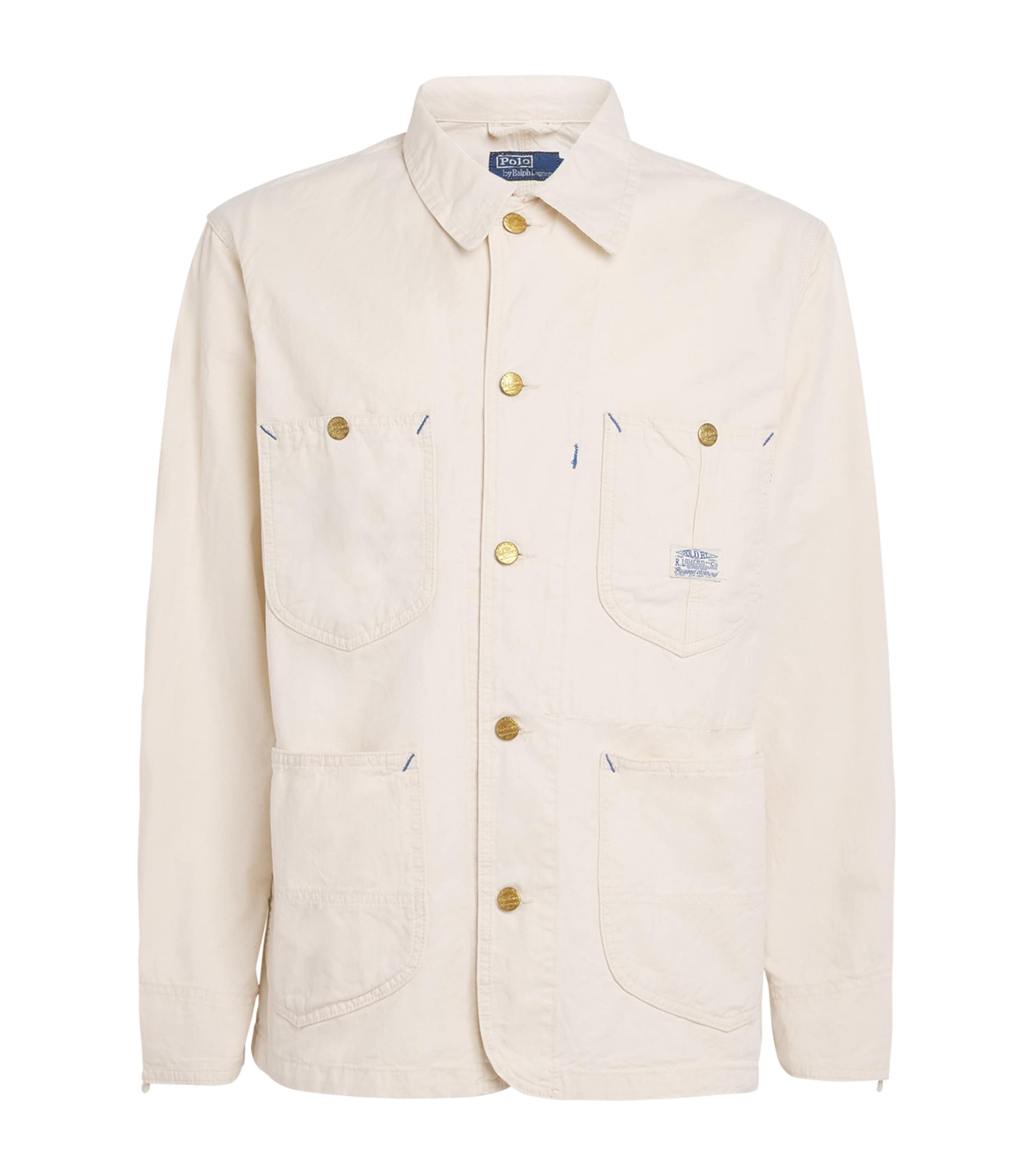 Polo Ralph Lauren Cotton Drill Utility Jacket | Harrods UK
