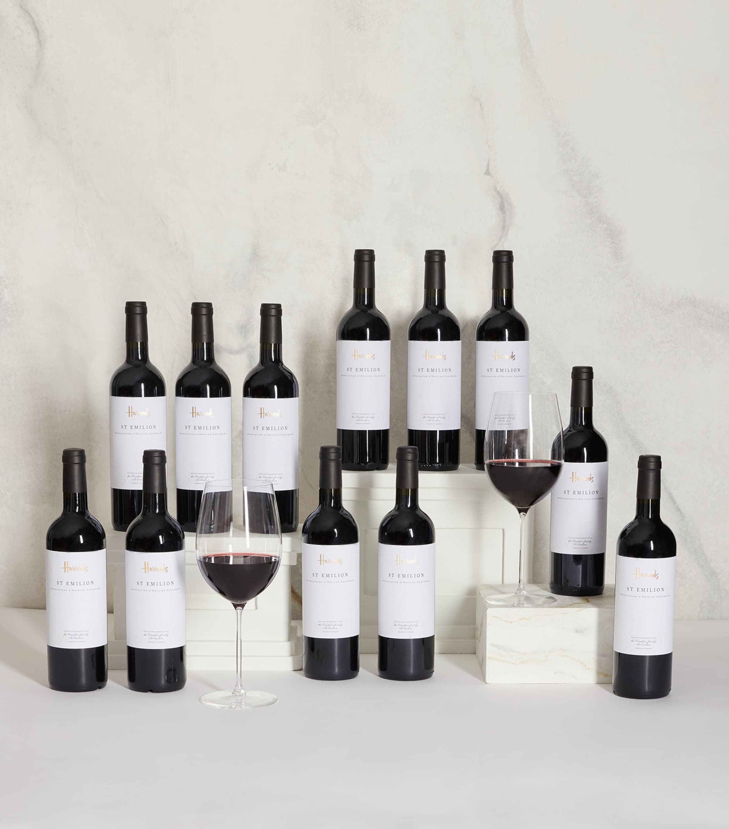 Harrods Red St Emilion Case (12 Bottles) - Bordeaux, France | Harrods UK