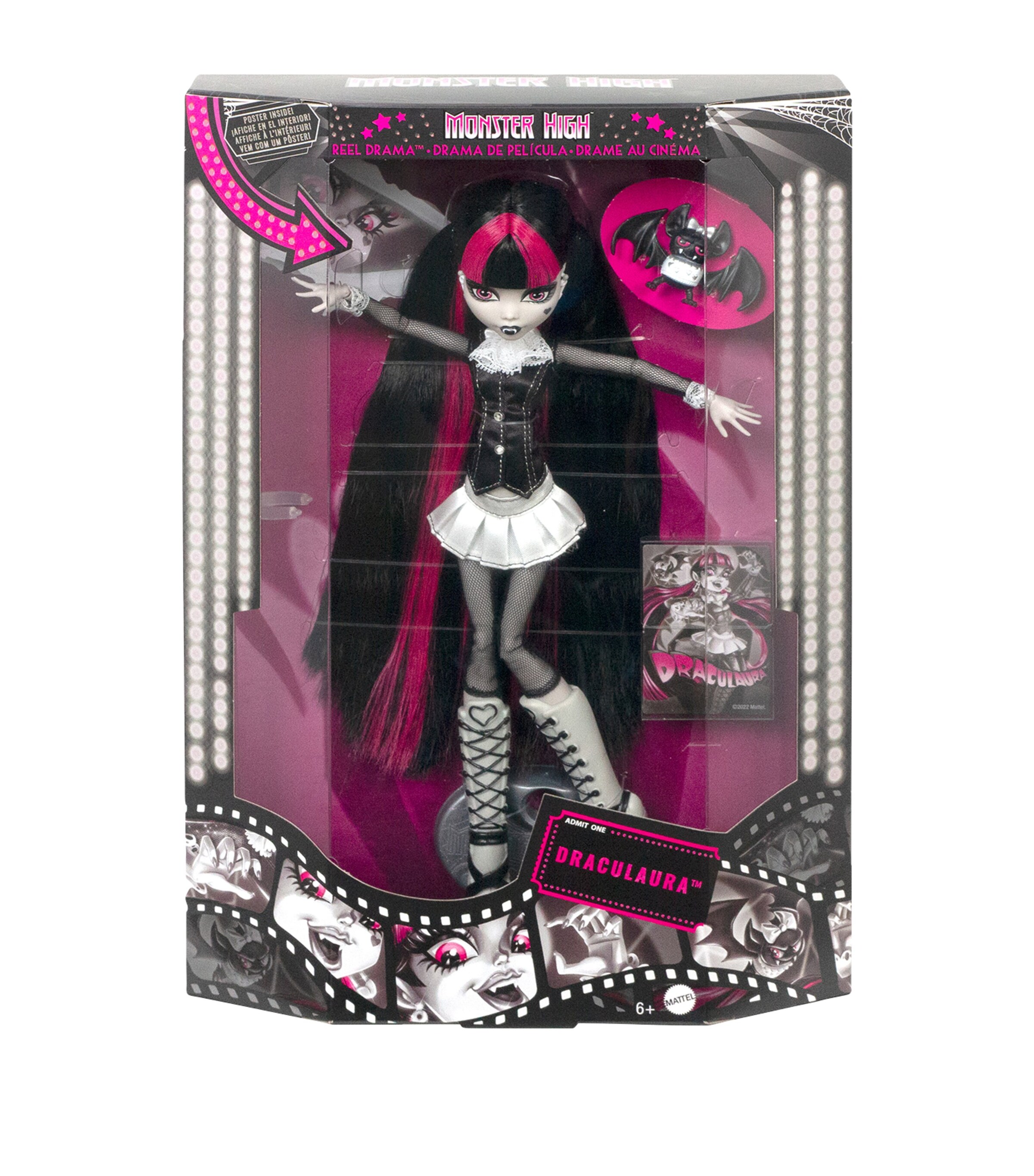 MONSTER HIGH Monster High Reel Drama Draculaura Doll | Harrods US