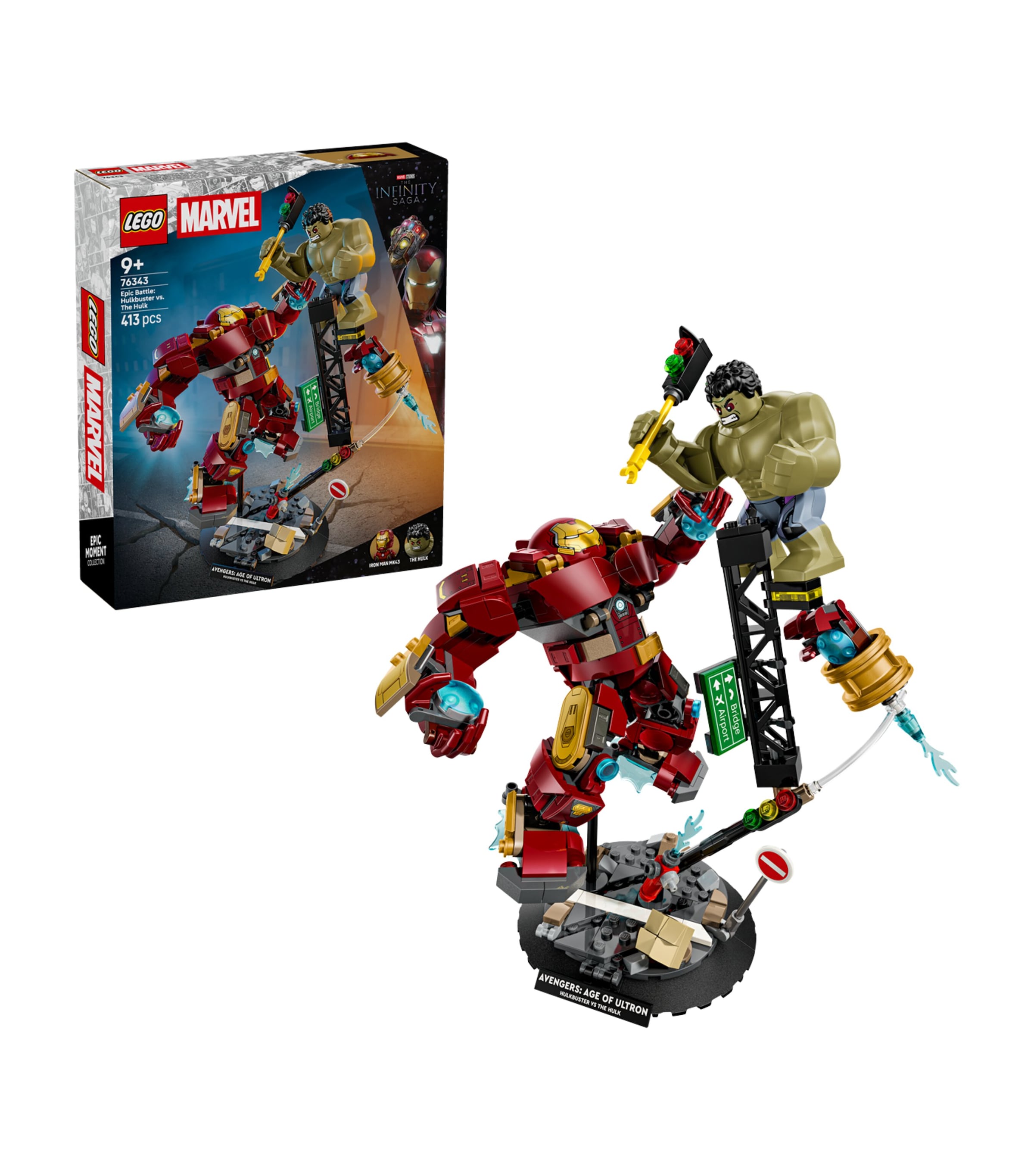 Lego LEGO Marvel Epic Battle: Hulkbuster vs. The Hulk 76343 | Harrods AE
