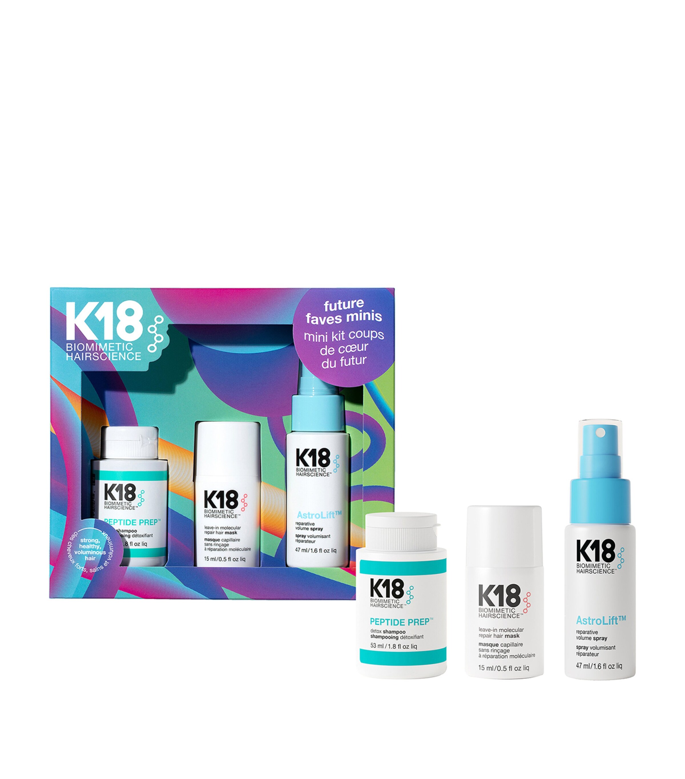 K18 Future Faves Minis Haircare Gift Set | Harrods US