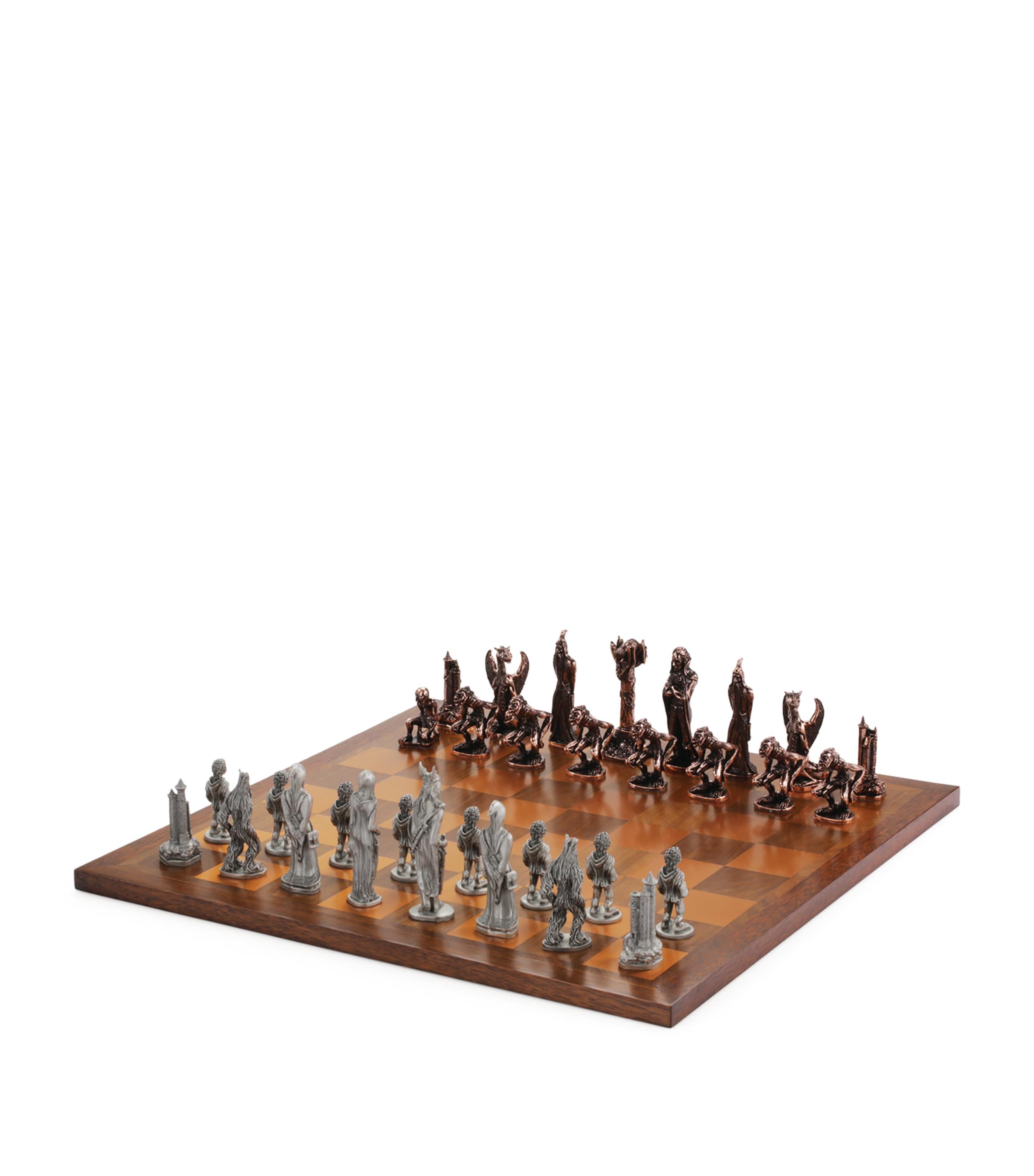 Royal Selangor War Of The Rings Chess Set | Harrods UK