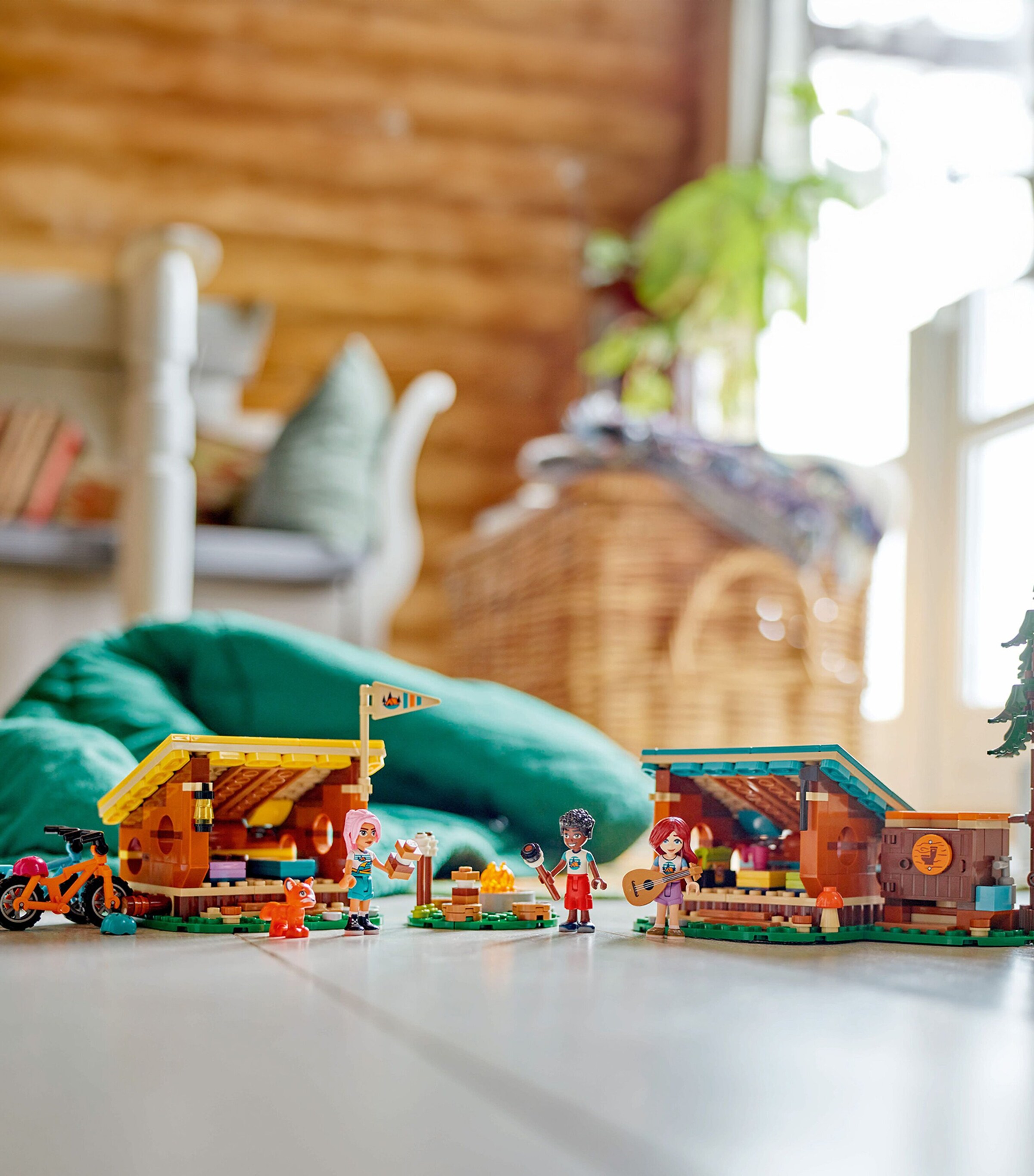 Lego Multi Friends Adventure Camp Cosy Cabins 42624 | Harrods UK