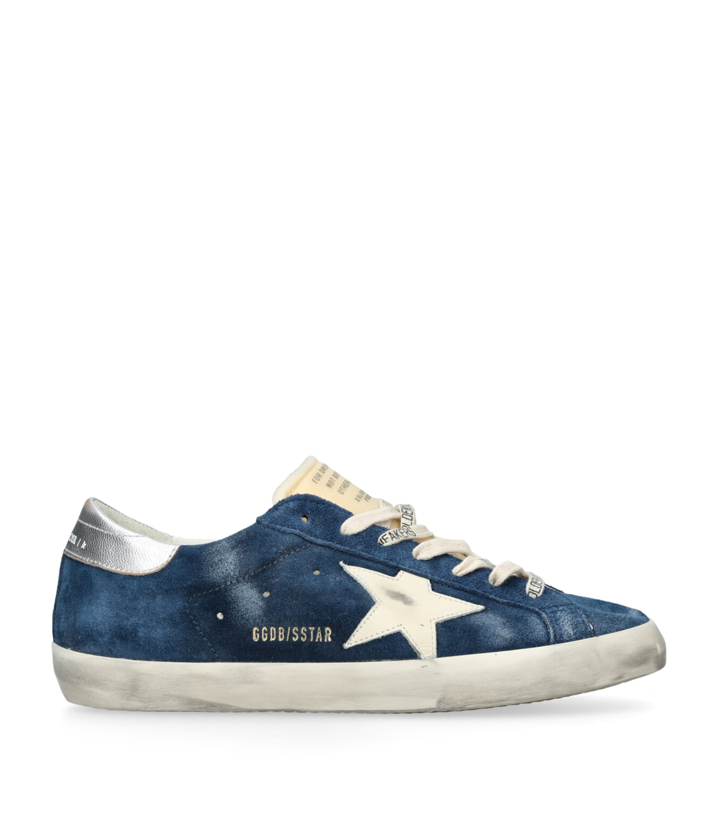 Golden Goose Blue Leather Super-Star Sneakers | Harrods CA