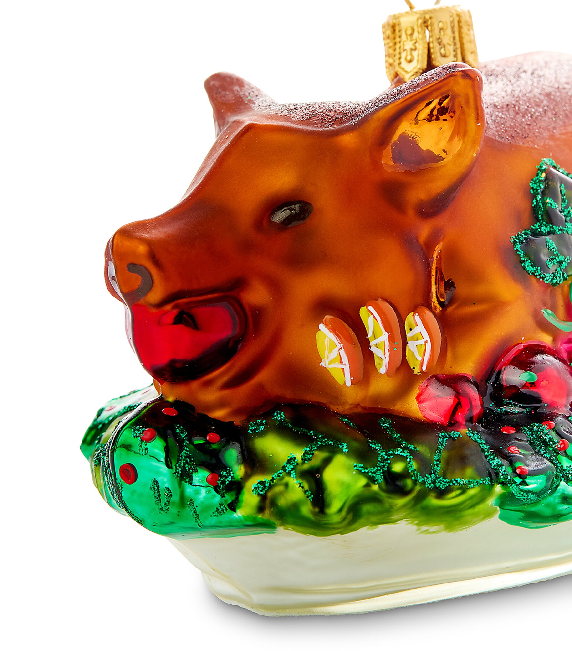 Harrods Roasted Pig Tree Decoration | Harrods UK