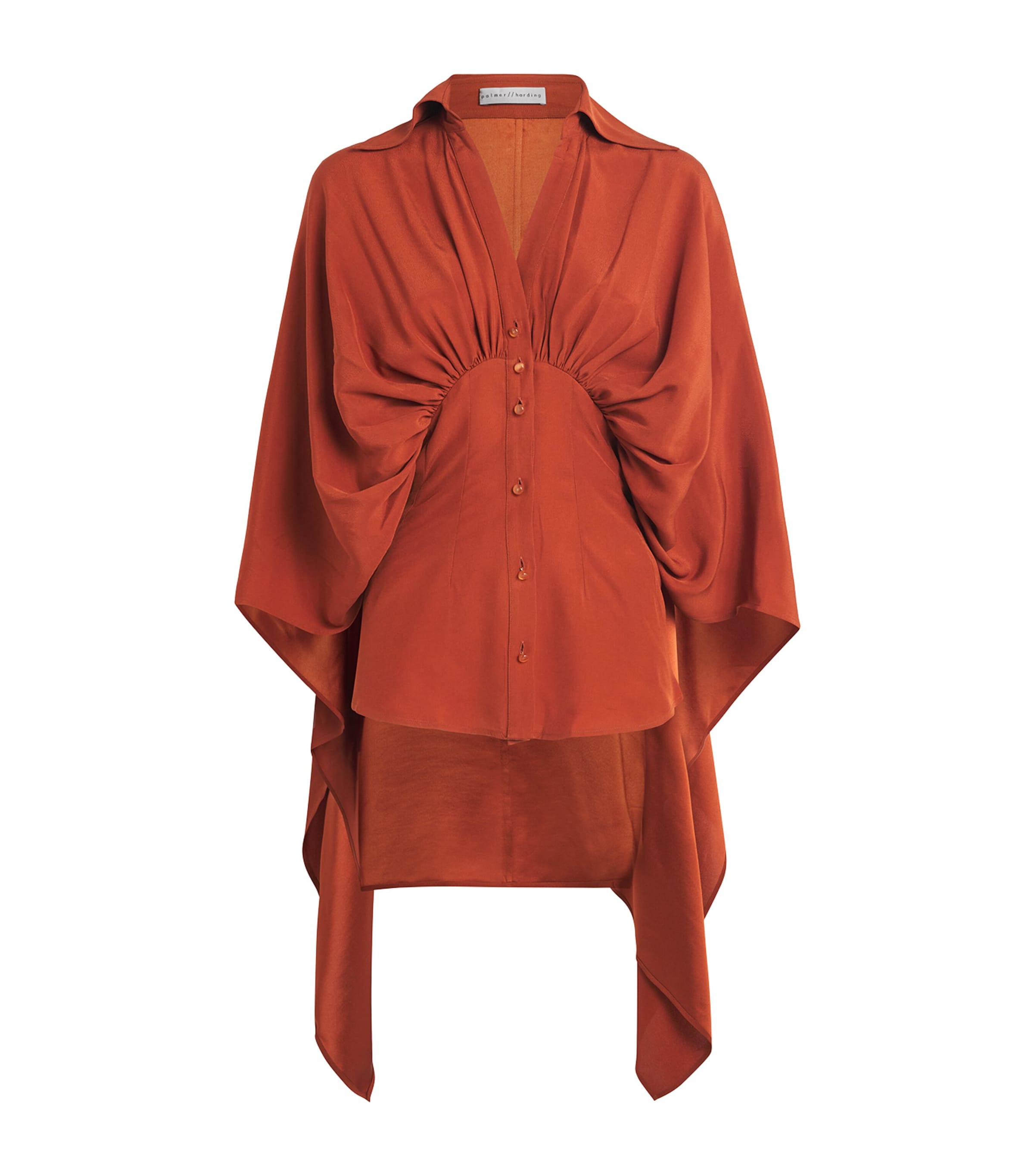 Palmer//Harding Red Draped Resilient Shirt | Harrods UK