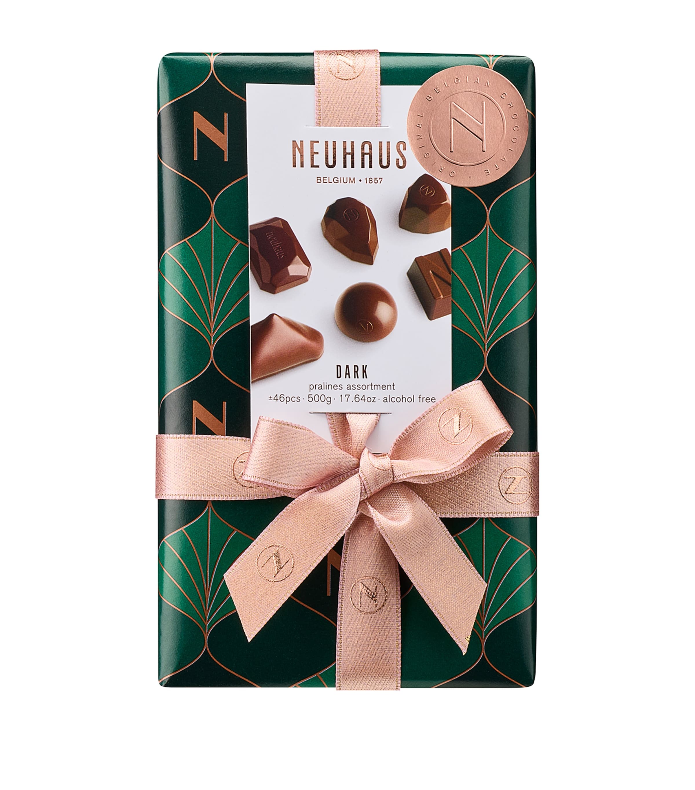 Neuhaus Praline-Filled Dark Chocolate Ballotin Collection Box (500g ...