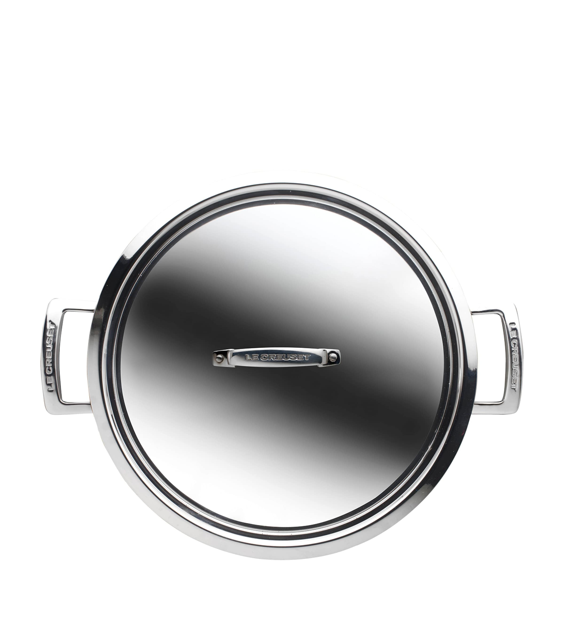 Le Creuset 3-Ply Stainless Steel Shallow Casserole Dish (24cm) | Harrods UK