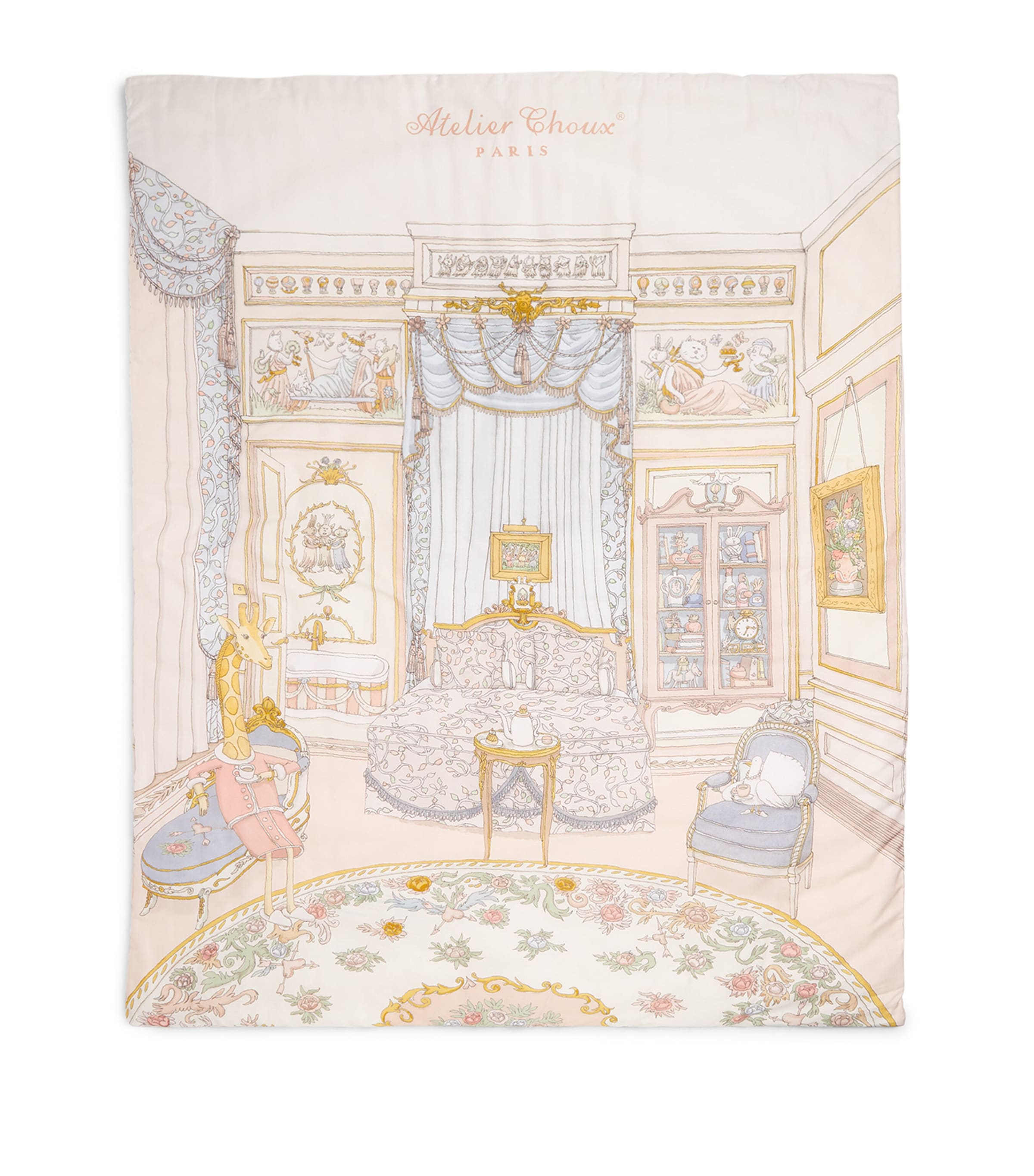Atelier Choux Reversible French Bedroom Quilt | Harrods UK
