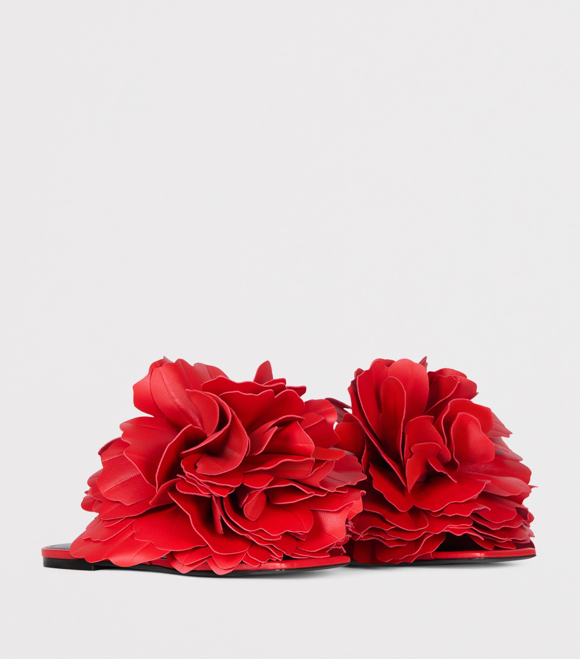 Givenchy Red Leather Boudoir Rose Sandals | Harrods UK