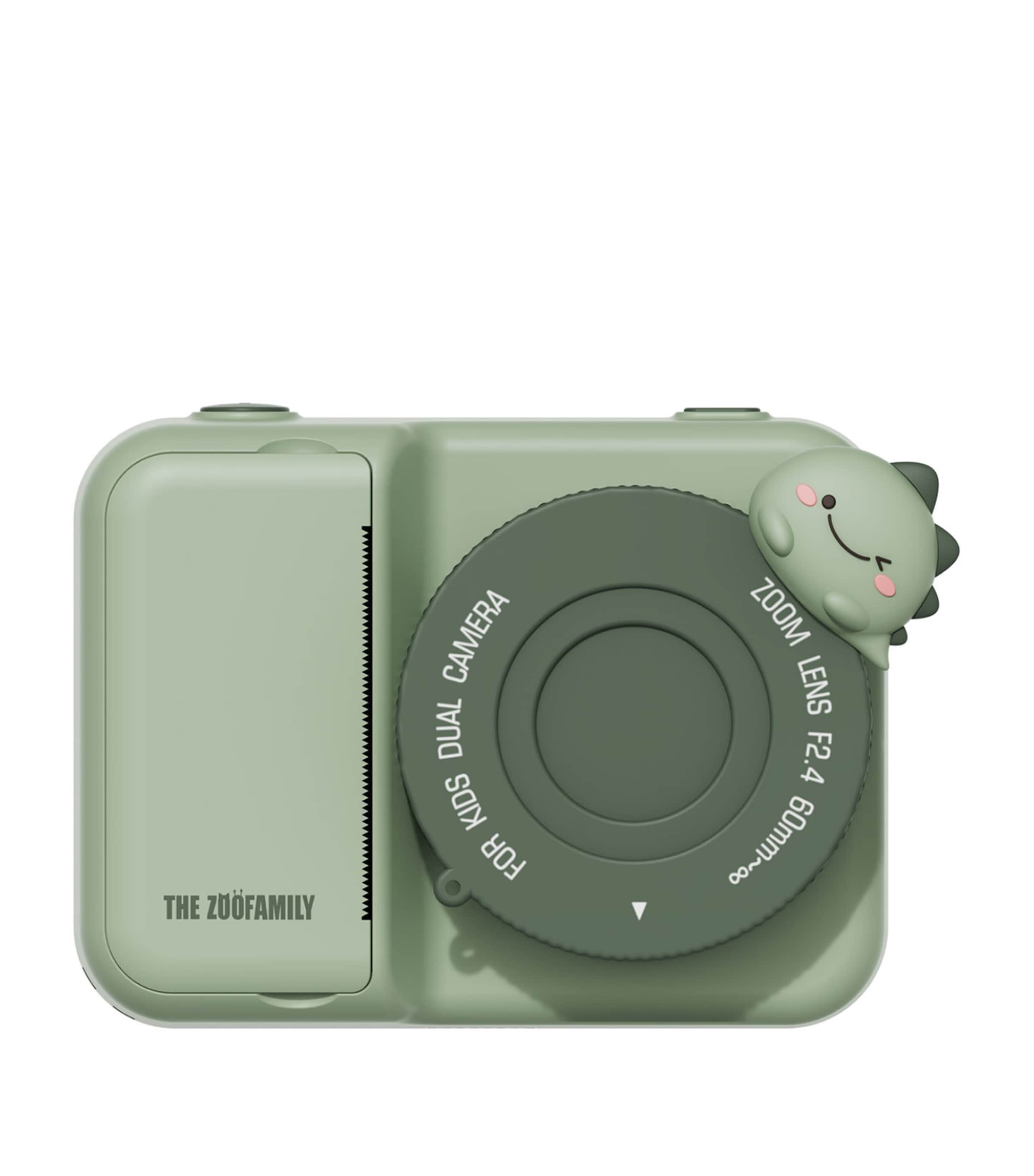 THE ZOOFAMILY Zoo Print Dino Green P2 Camera | Harrods UK