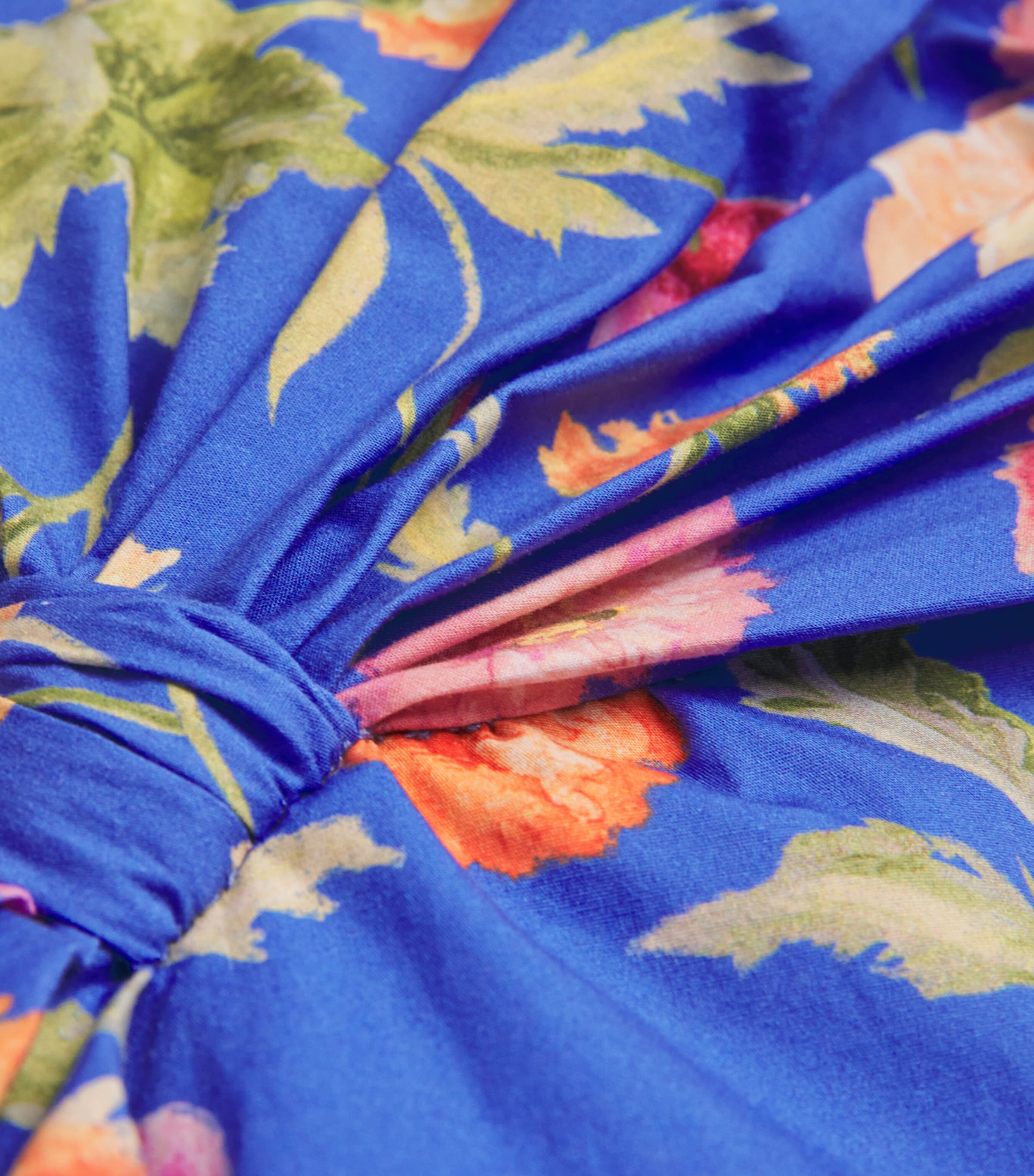 Carolina Herrera Multi Poppy Print sleeveless Midi Dress | Harrods CA