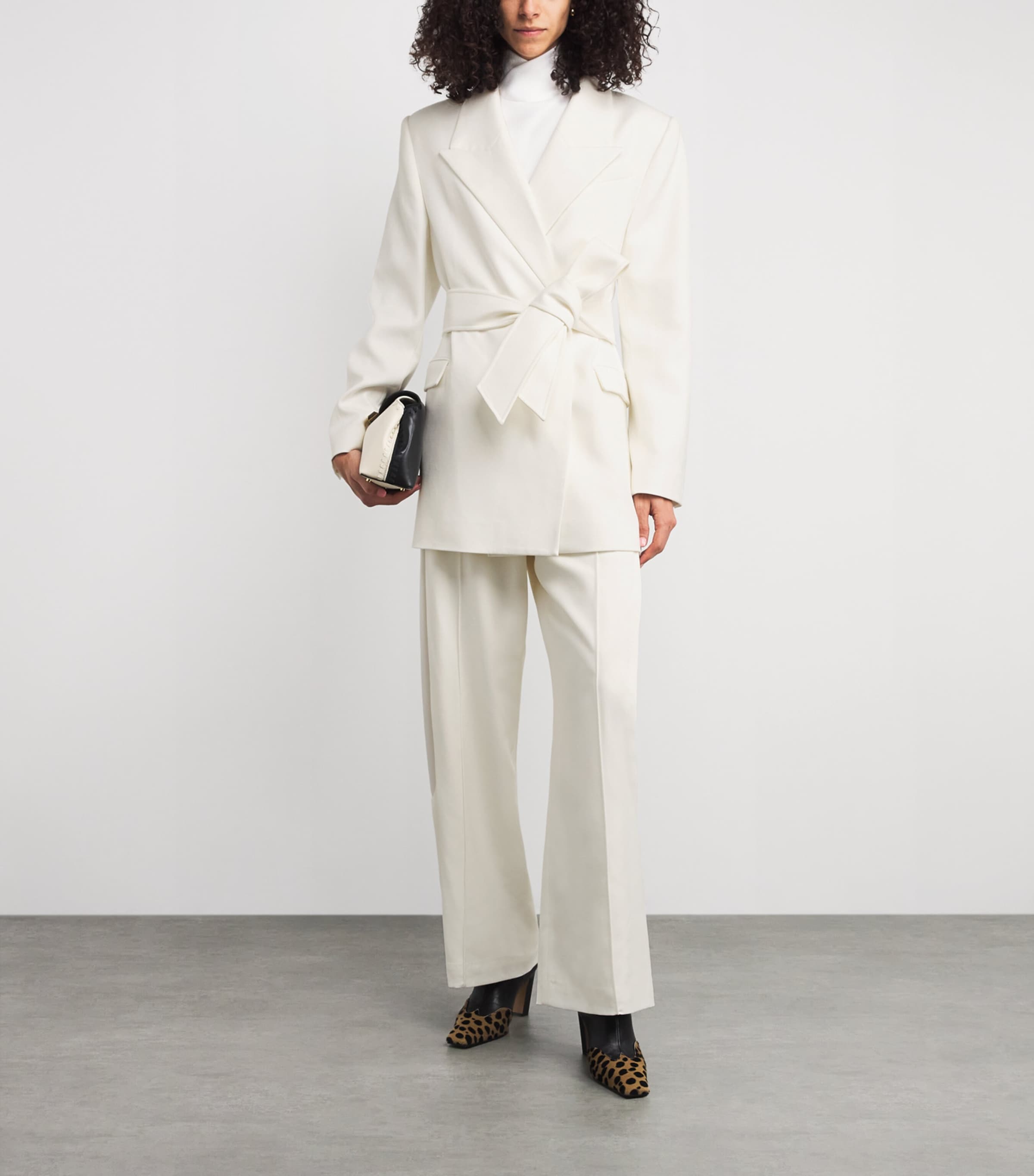 CAMILLA AND MARC Ivory Satin Alabata Blazer | Harrods AU