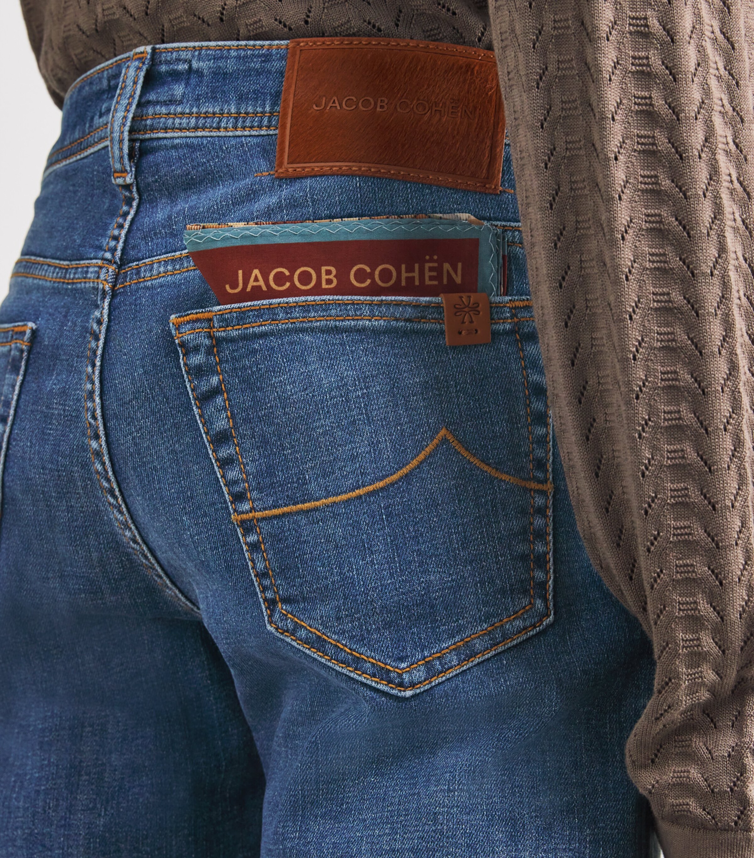 JACOB COHËN Blue Pony Hair-Patch Bard Slim Jeans | Harrods CA