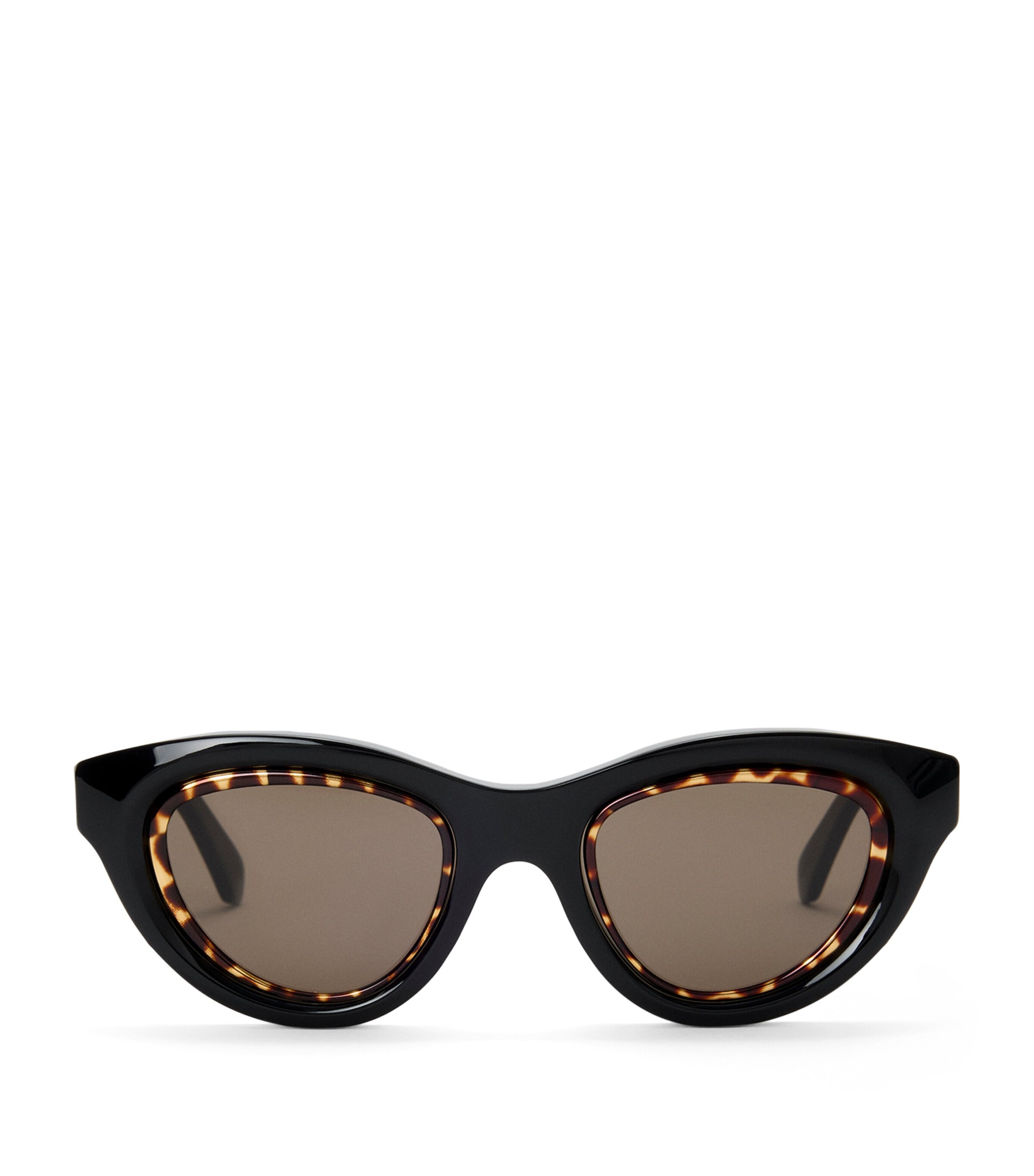 LOEWE Black Acetate Mini Cat Eye Anagram Sunglasses | Harrods AU