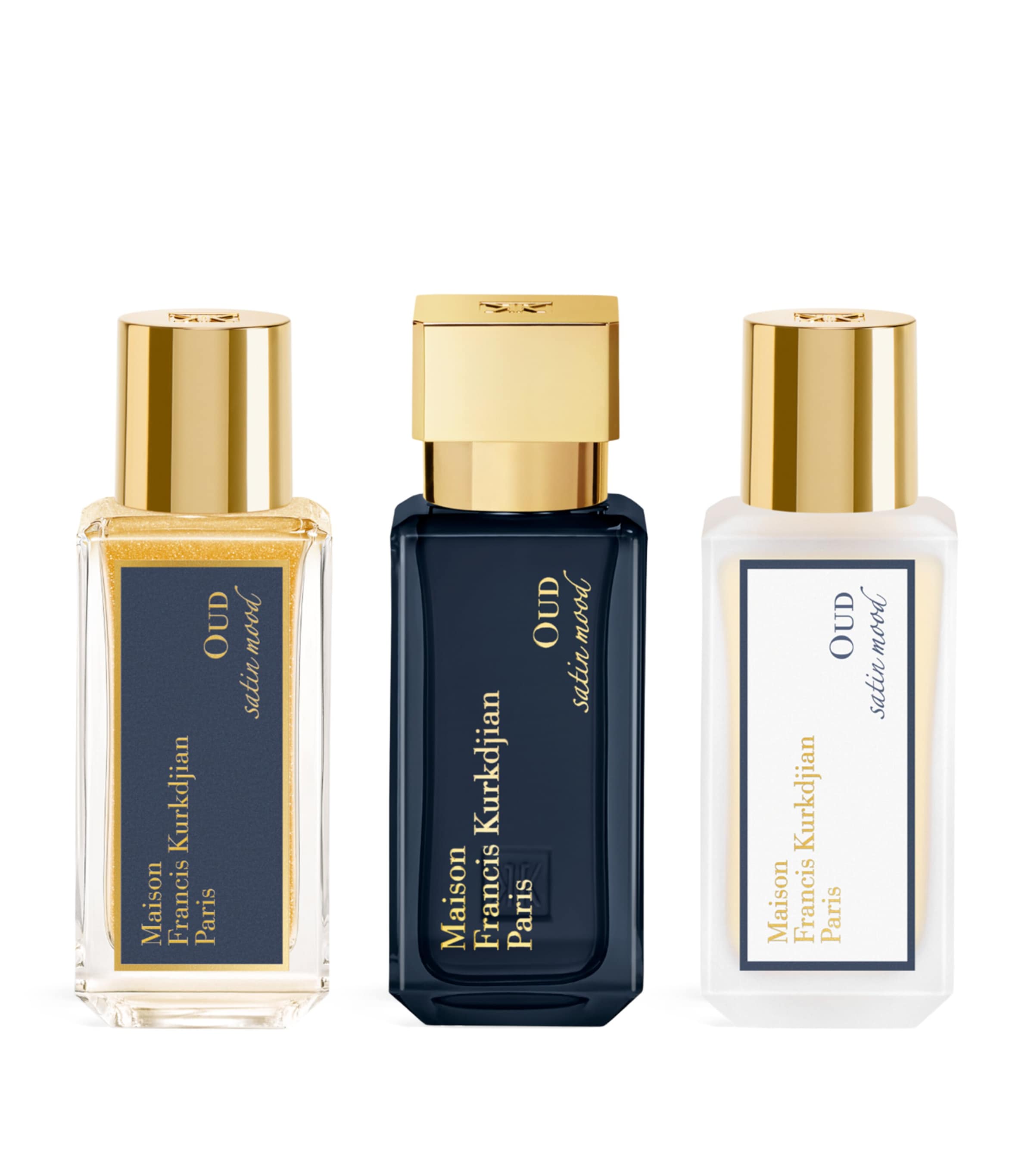 Maison Francis Kurkdjian Oud Satin Mood Eau de Parfum Ritual Set (3 x ...