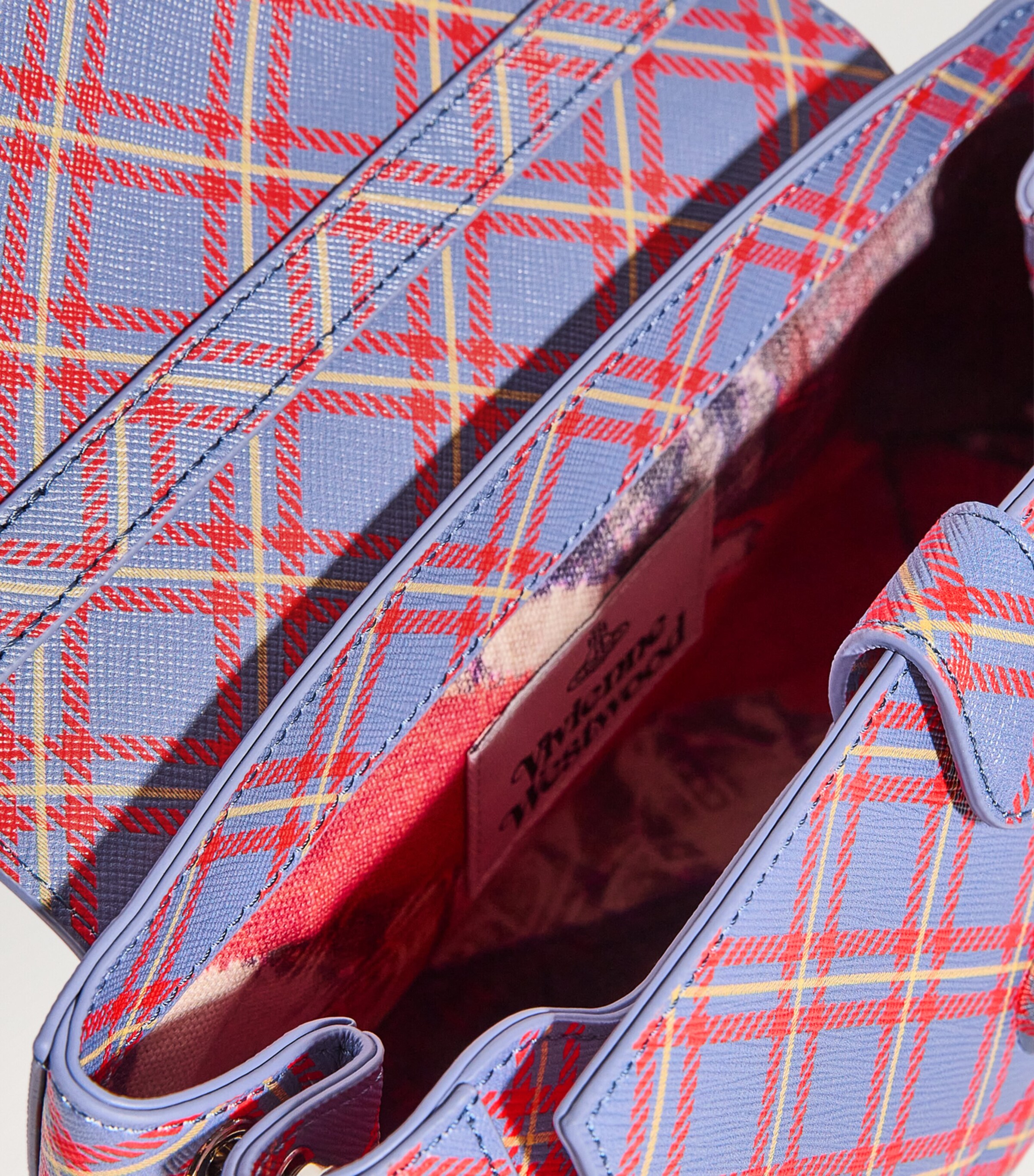 Vivienne Westwood Tartan Print Hazel Top-Handle Bag | Harrods UK