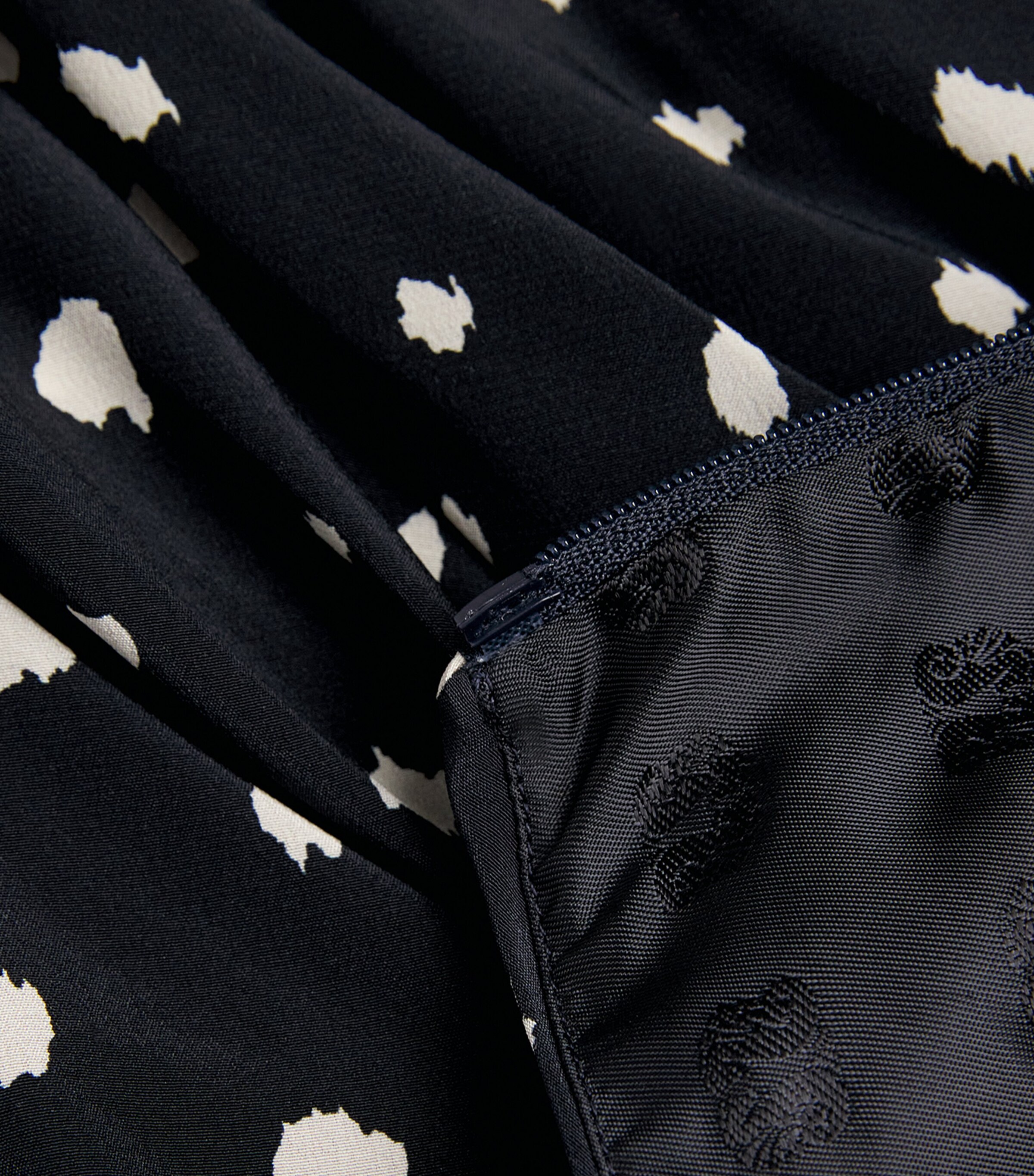 Blazé Milano Navy Silk Polka Dot Top | Harrods US