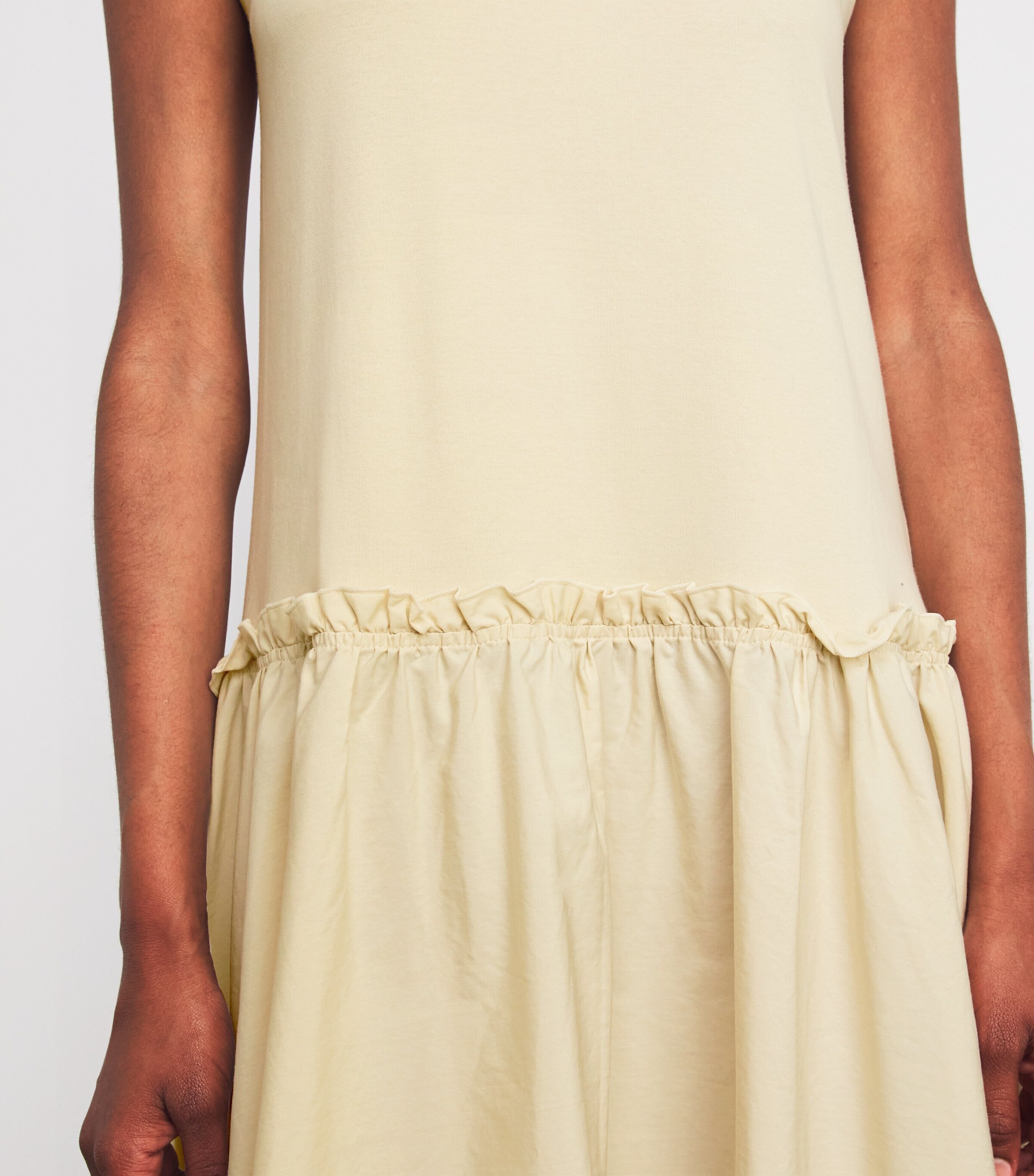 Joseph White Cotton Poplin Jersey Dress | Harrods DE