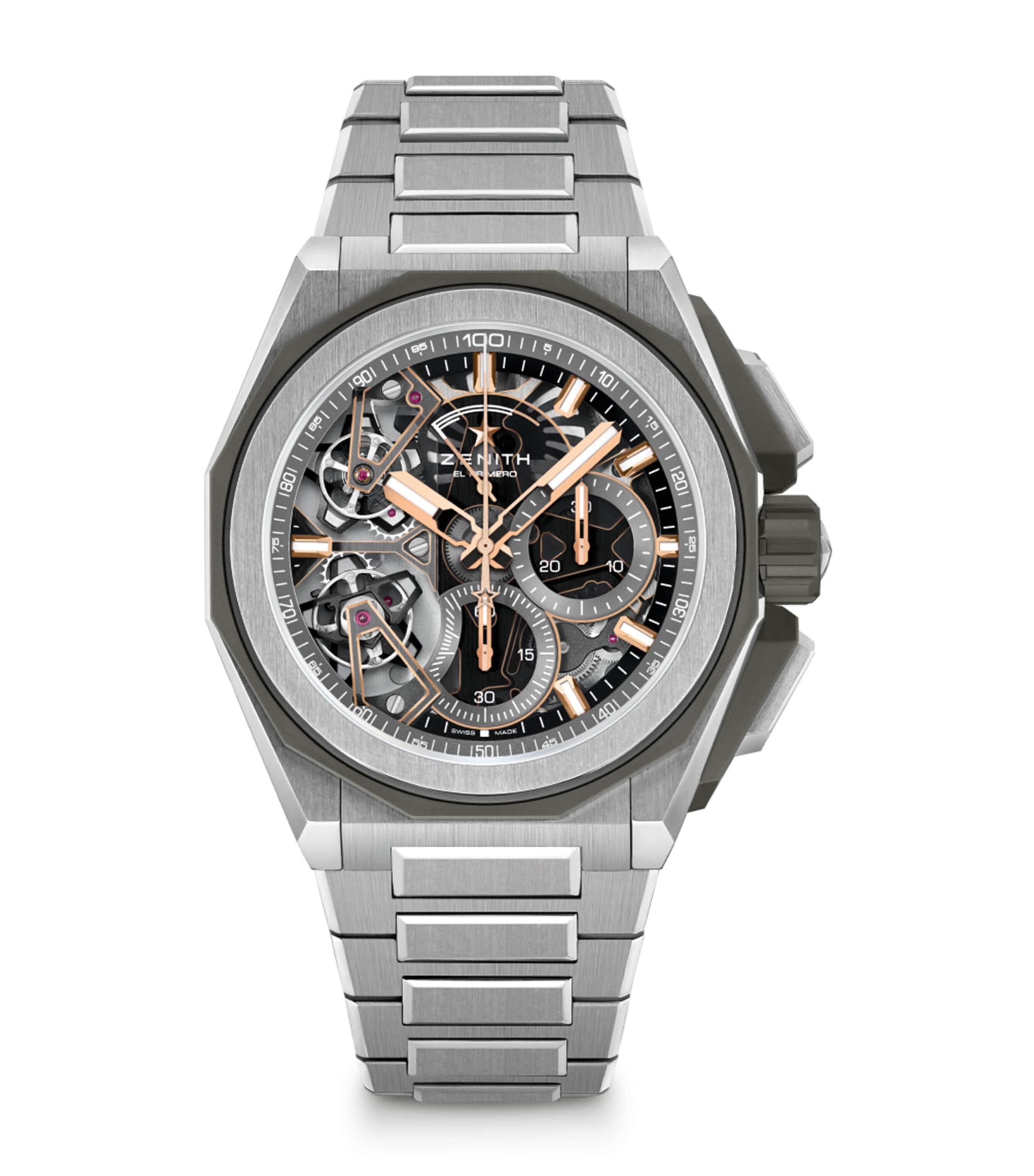 Zenith Titanium Defy Extreme Double Tourbillon Watch 45mm | Harrods UK
