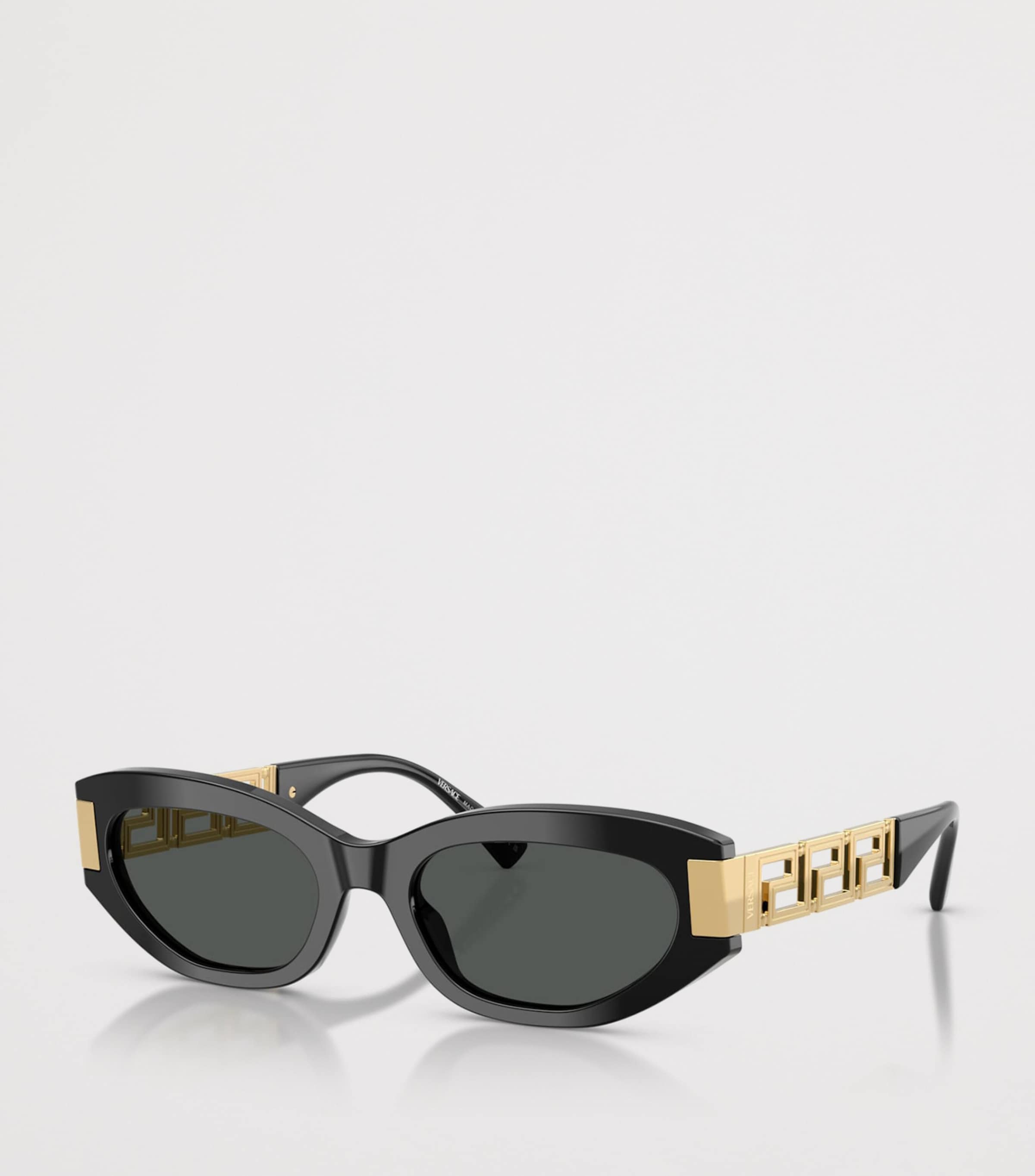 Versace Black Acetate VE4501 Cat Eye Sunglasses | Harrods CA