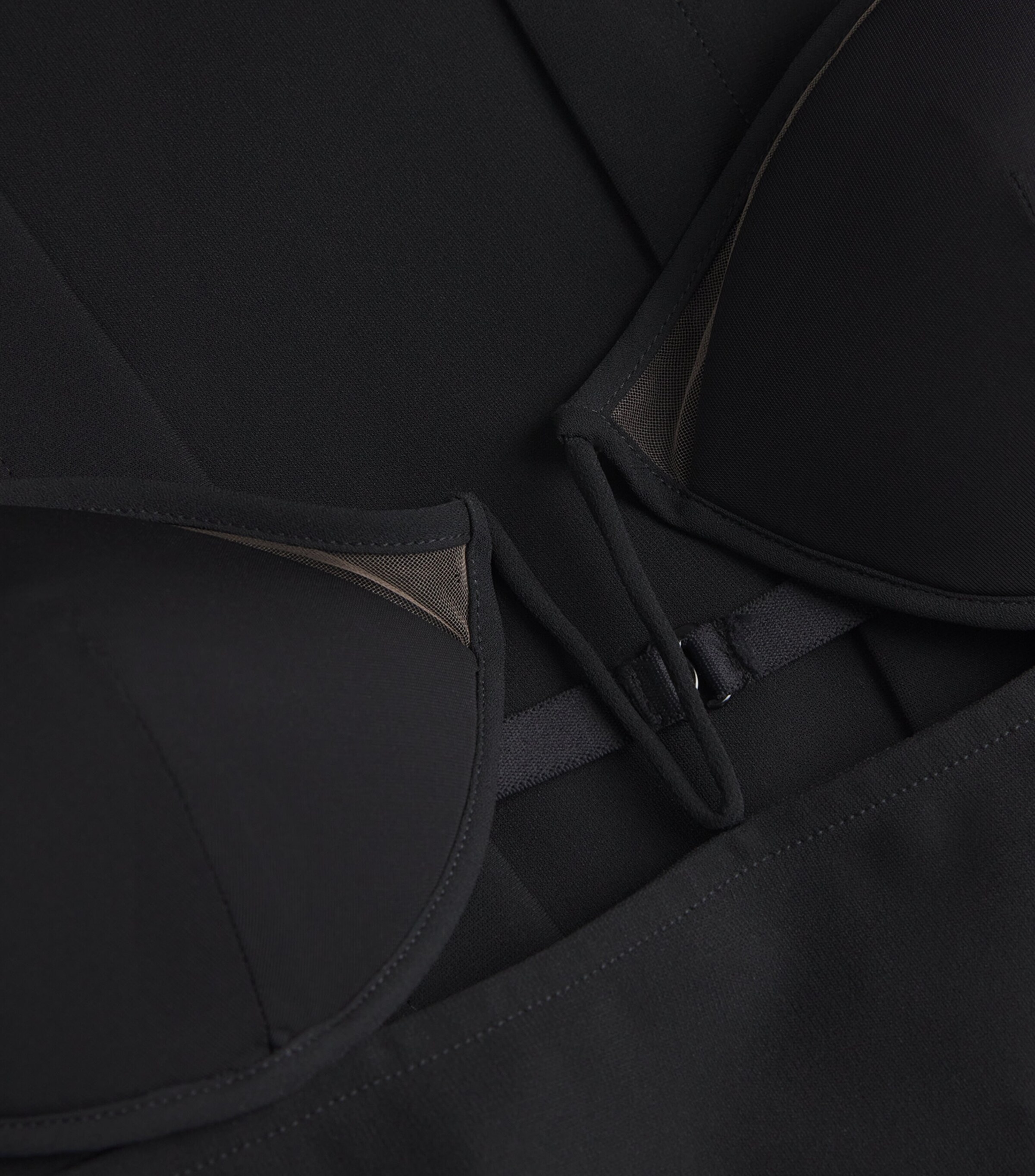 Nensi Dojaka Black V-Wire Bra Maxi Dress | Harrods DE