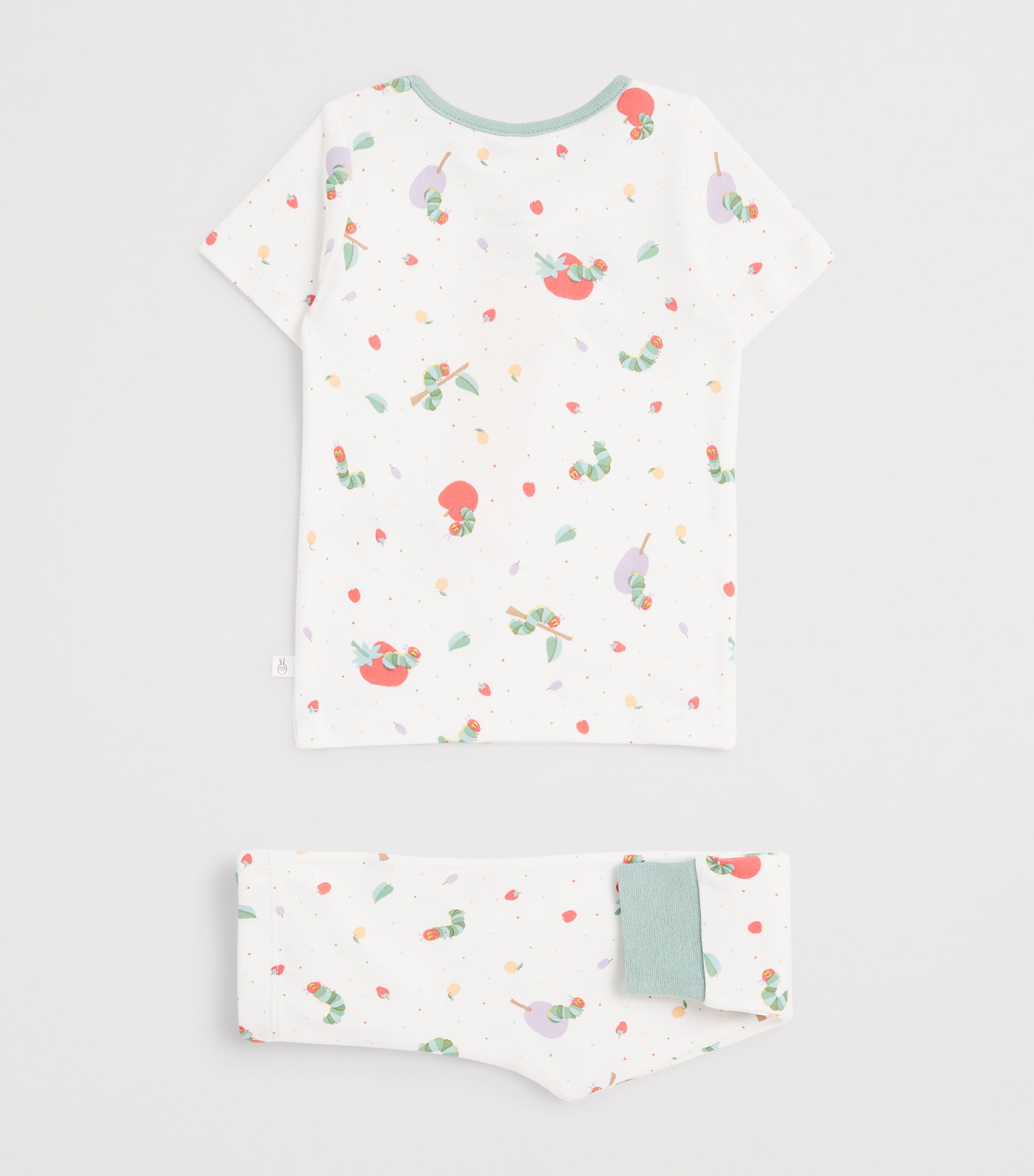 MORI Ivory Organic Cotton-Bamboo The Very Hungry Caterpillar Pyjamas (3 ...