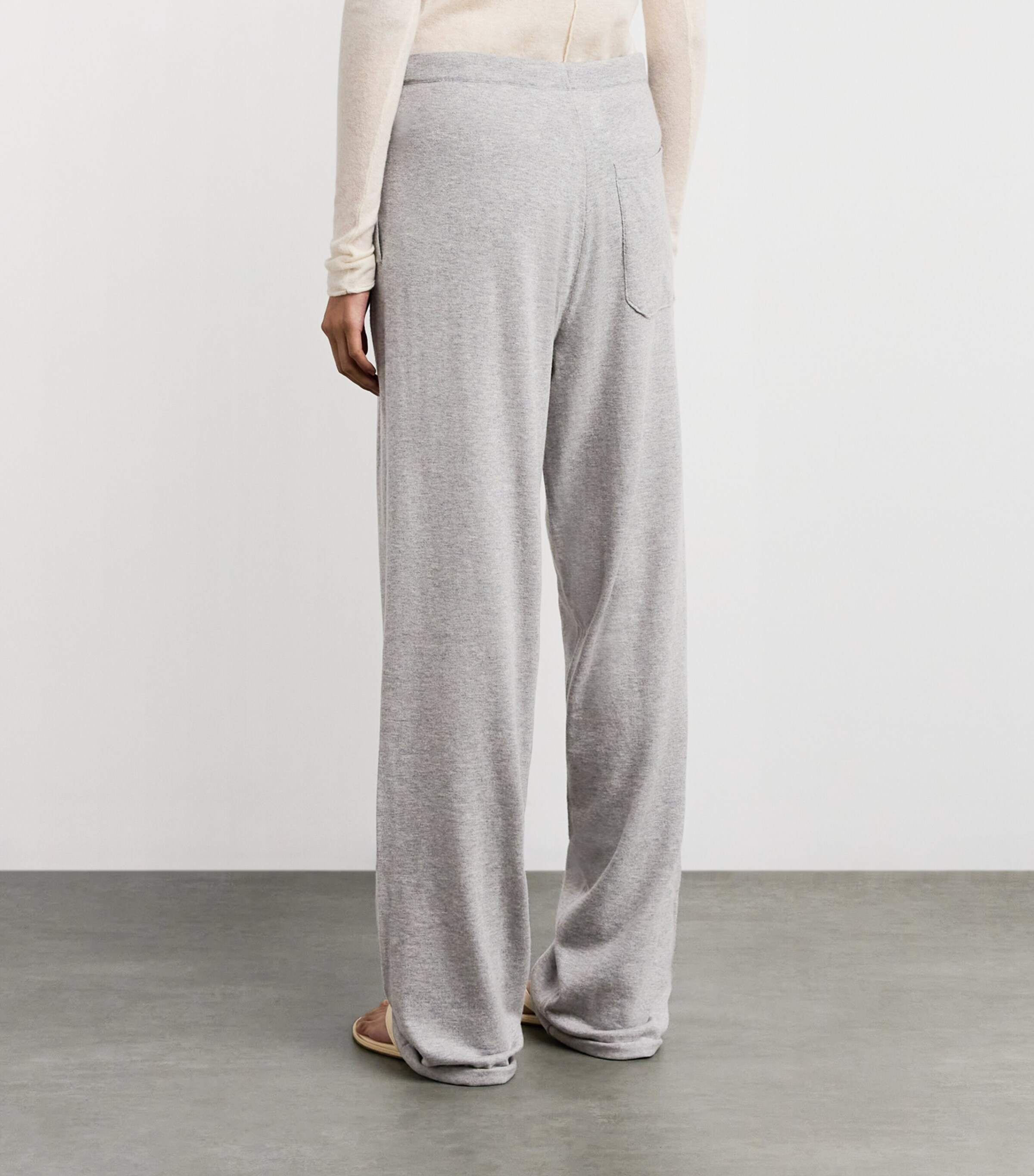 extreme cashmere Grey Cotton-Cashmere No.353 Relax Sweatpants | Harrods US