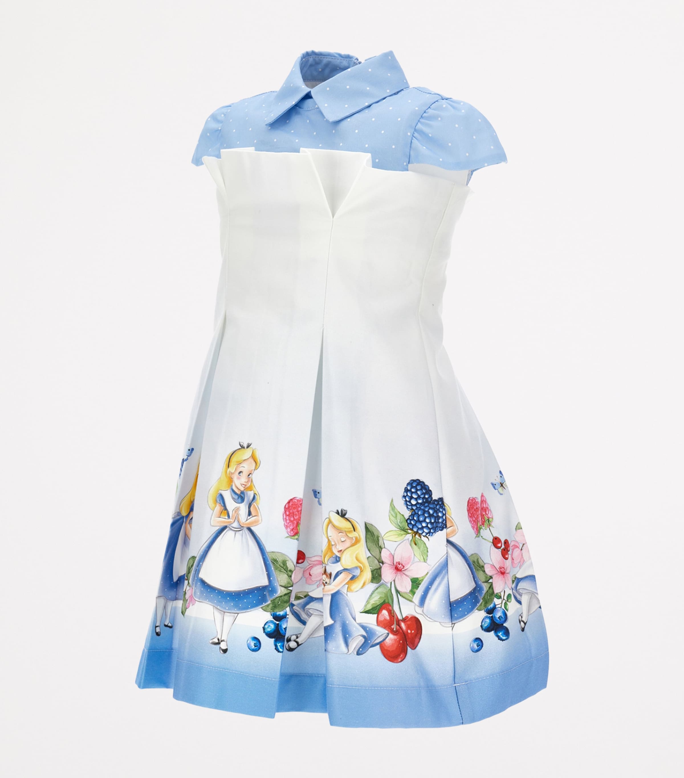 Monnalisa Cotton Alice Print Dress (2-10 Years) | Harrods US