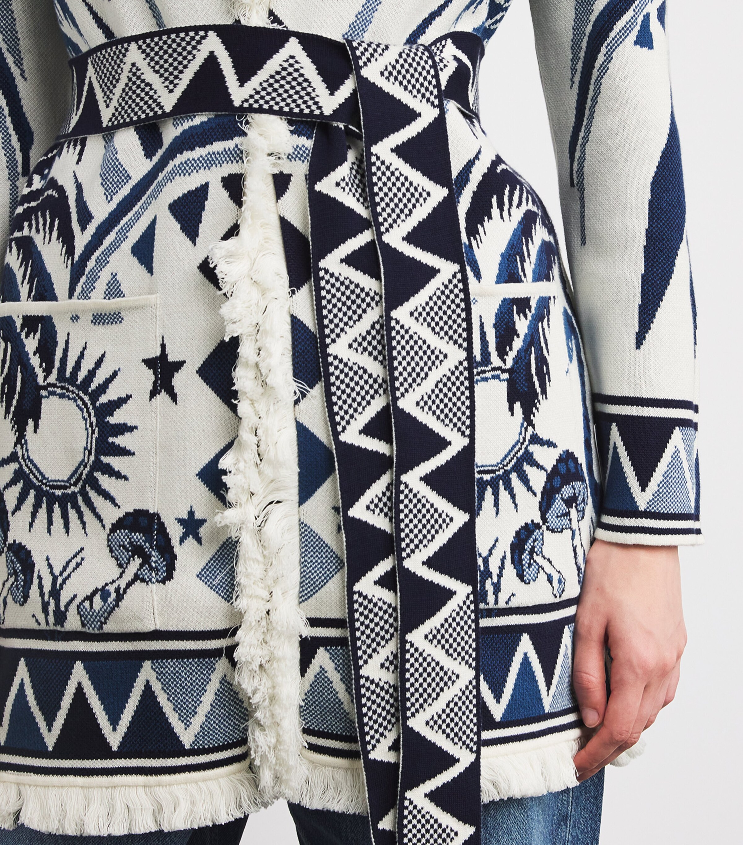 Hayley Menzies Multi Cotton Jacquard Jude Cardigan | Harrods UK