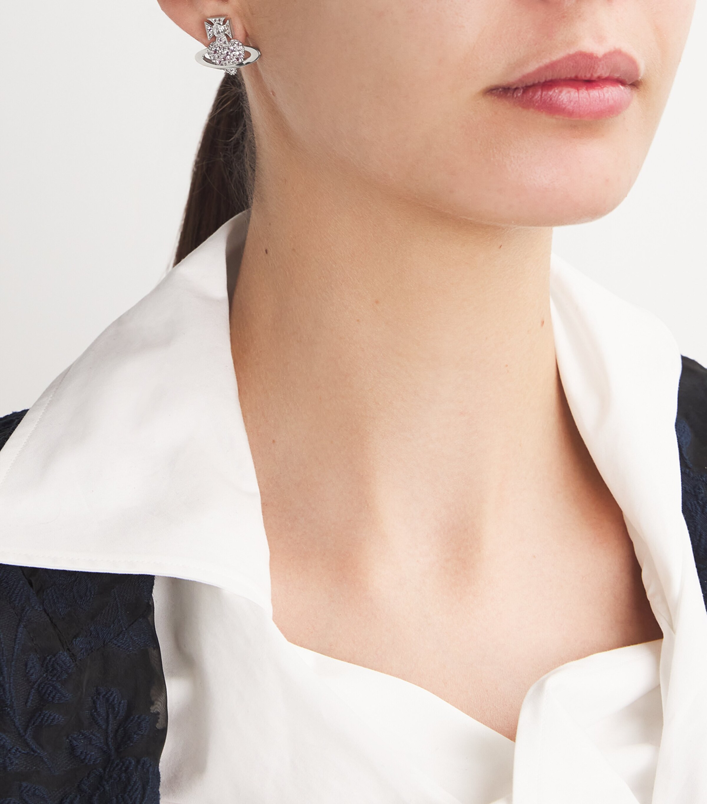 Vivienne Westwood Embellished Agnatha Stud Earrings | Harrods UK
