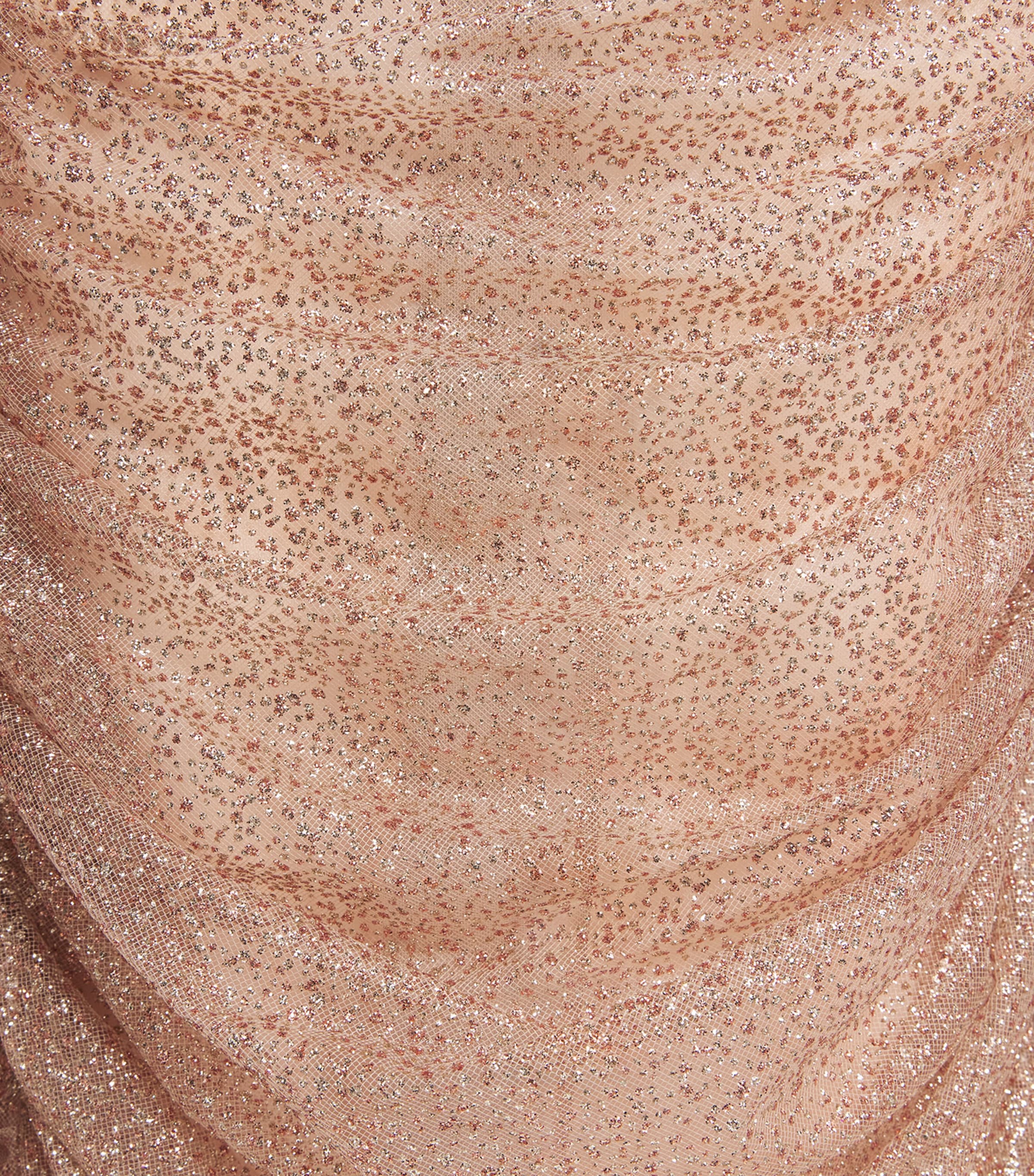 Sandra Mansour Pink Glitter Veil of Light Gown | Harrods US