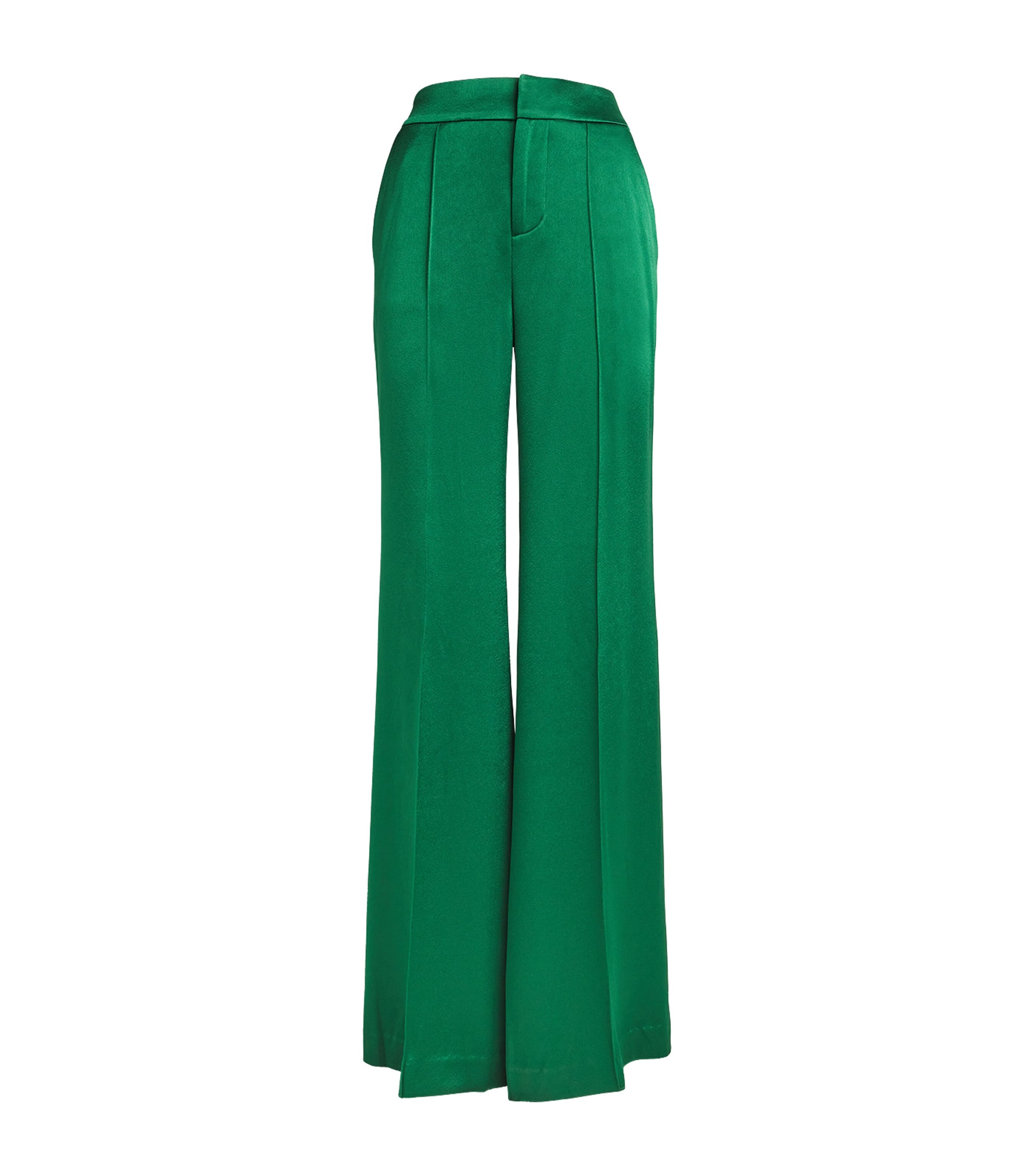 Alice+Olivia Satin Dylan Trousers | Harrods HK