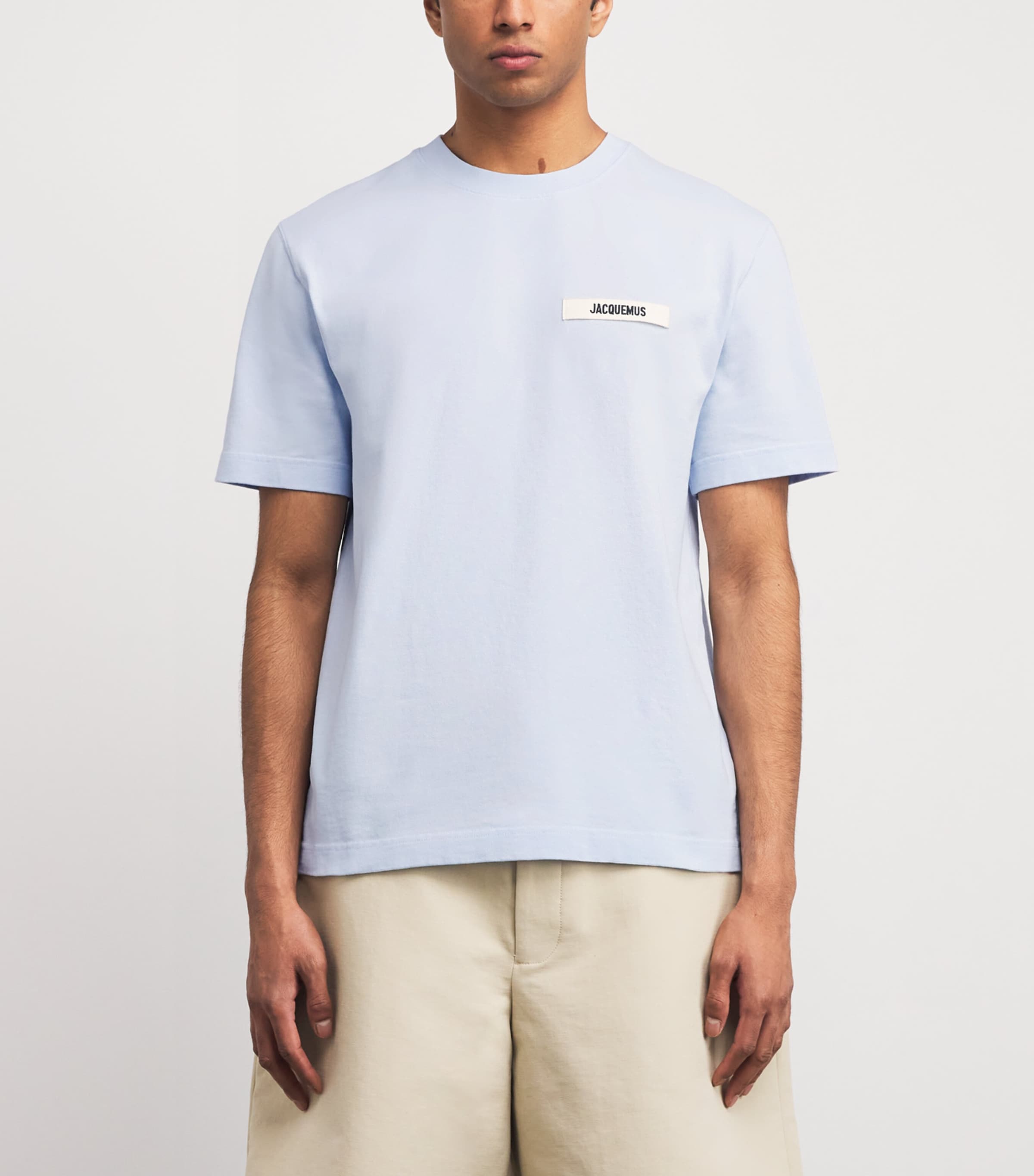 Jacquemus Blue Grosgrain Logo T-shirt | Harrods UK