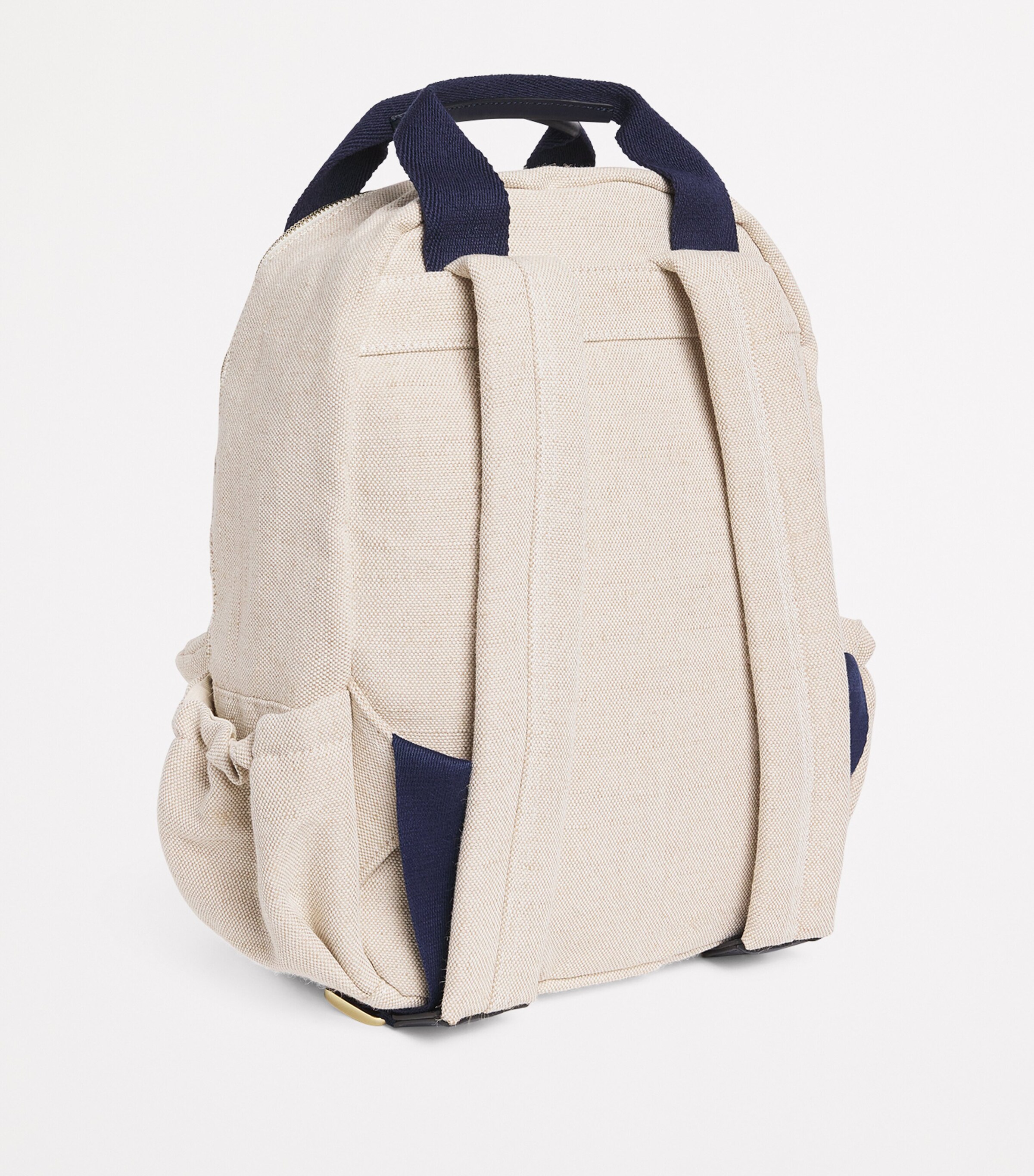 Chloé Kids Multi Jute-Cotton-Blend Logo Backpack | Harrods UK