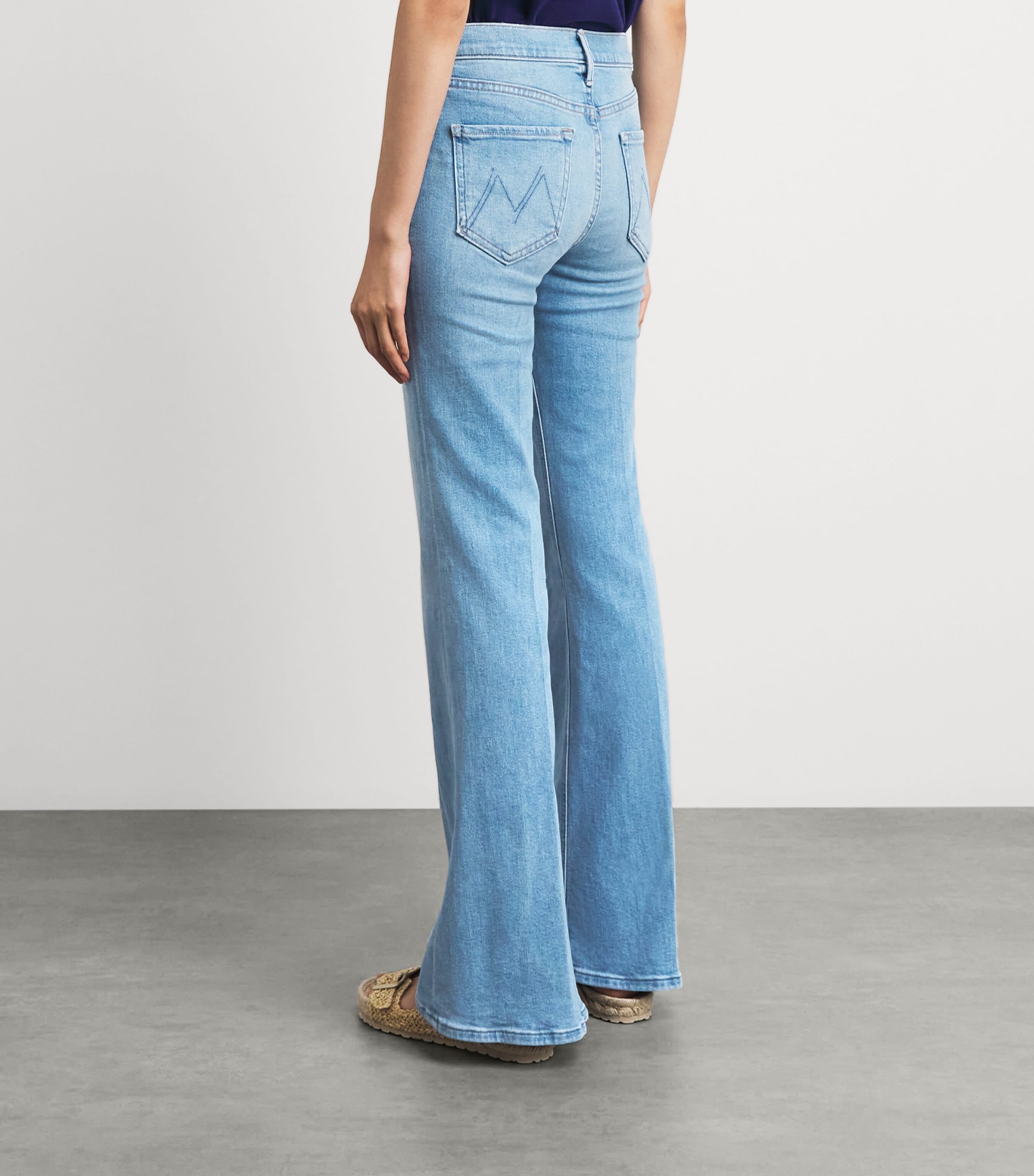 MOTHER Blue The Doozy Flared Jeans | Harrods SG